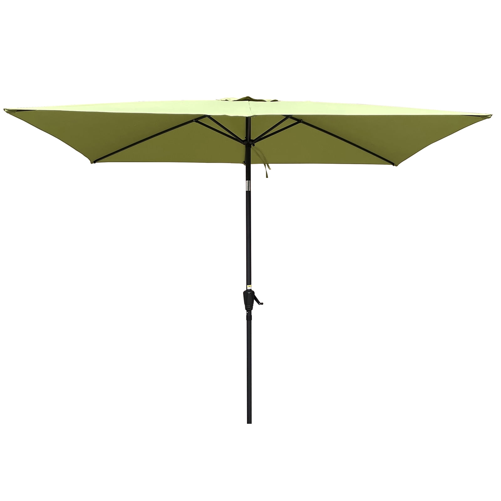 Pinypikaka 6x9ft Patio Umbrellas, Table Umbrella With Crank And Push ...