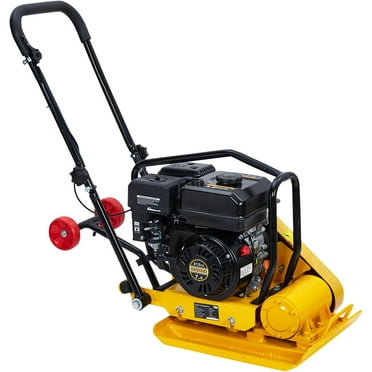 7HP Plate Compactor Rammer, 212CC Gas Engine, 4200lbs Compaction Force ...