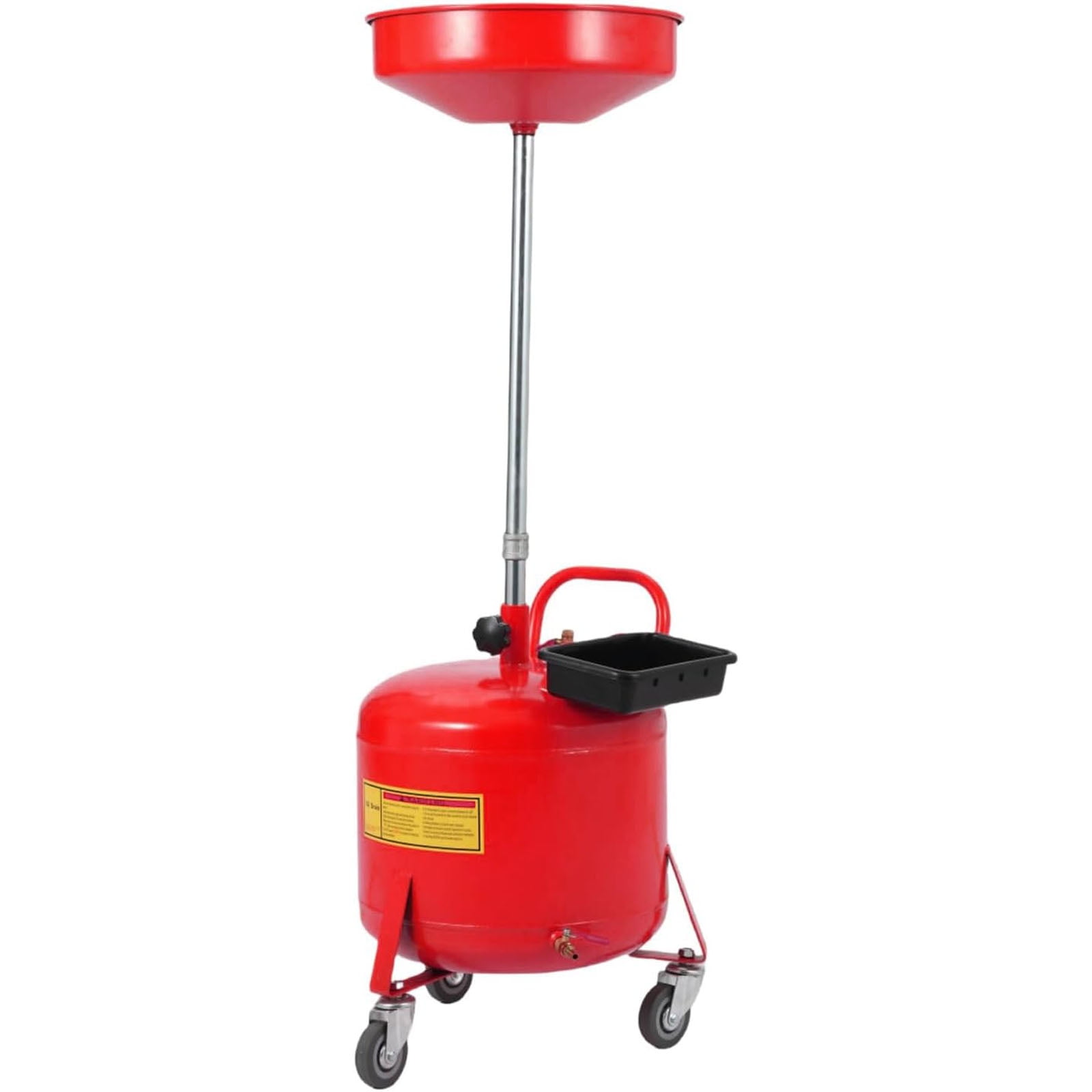 Pinypikaka 8 Gallon Waste Oil Drain Tank, Portable Oil Drain Container ...