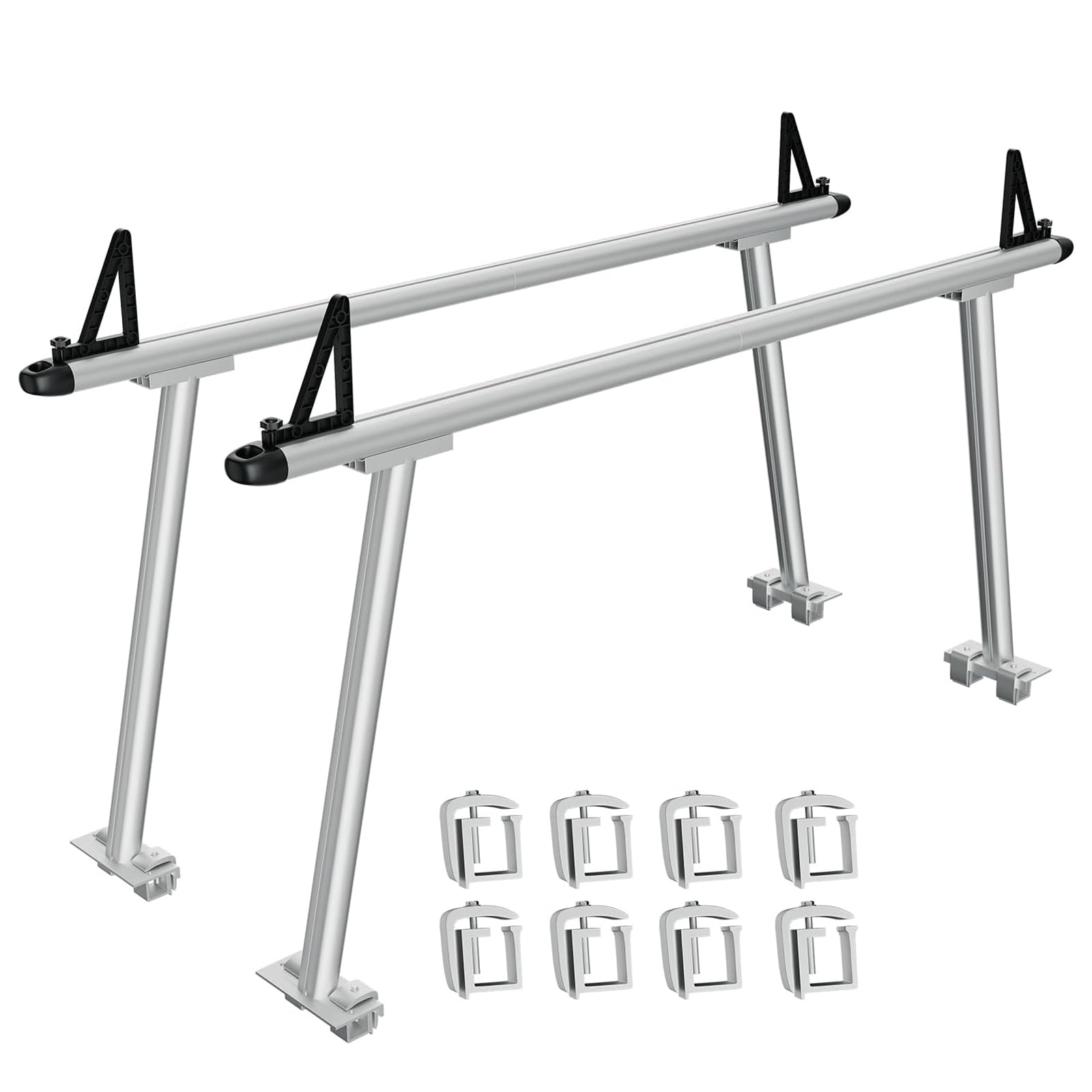 Pinypikaka Aluminum Truck Ladder Rack 800 lbs Capacity with 8 Non ...