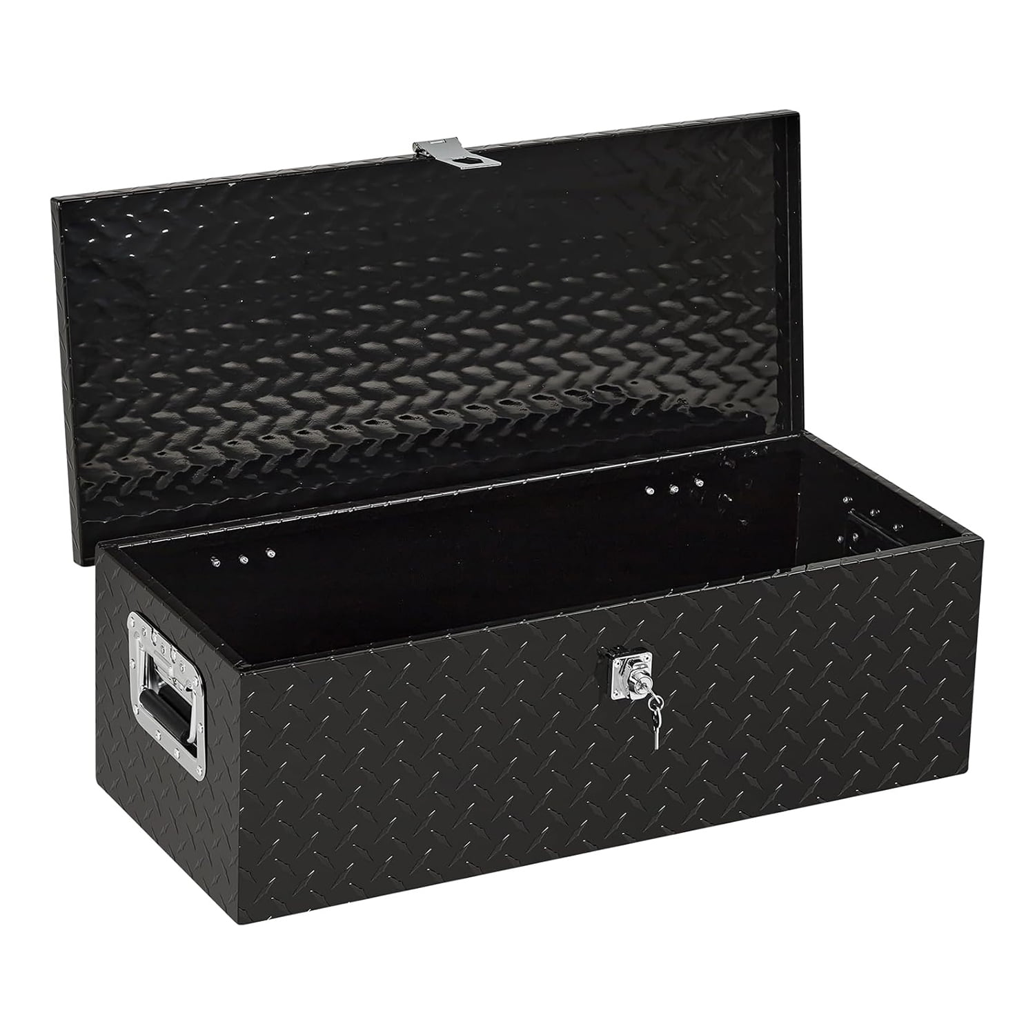 Pinypikaka Aluminum Truck Tool Box 30" x 10" x 9.6" Lockable Under Seat ...