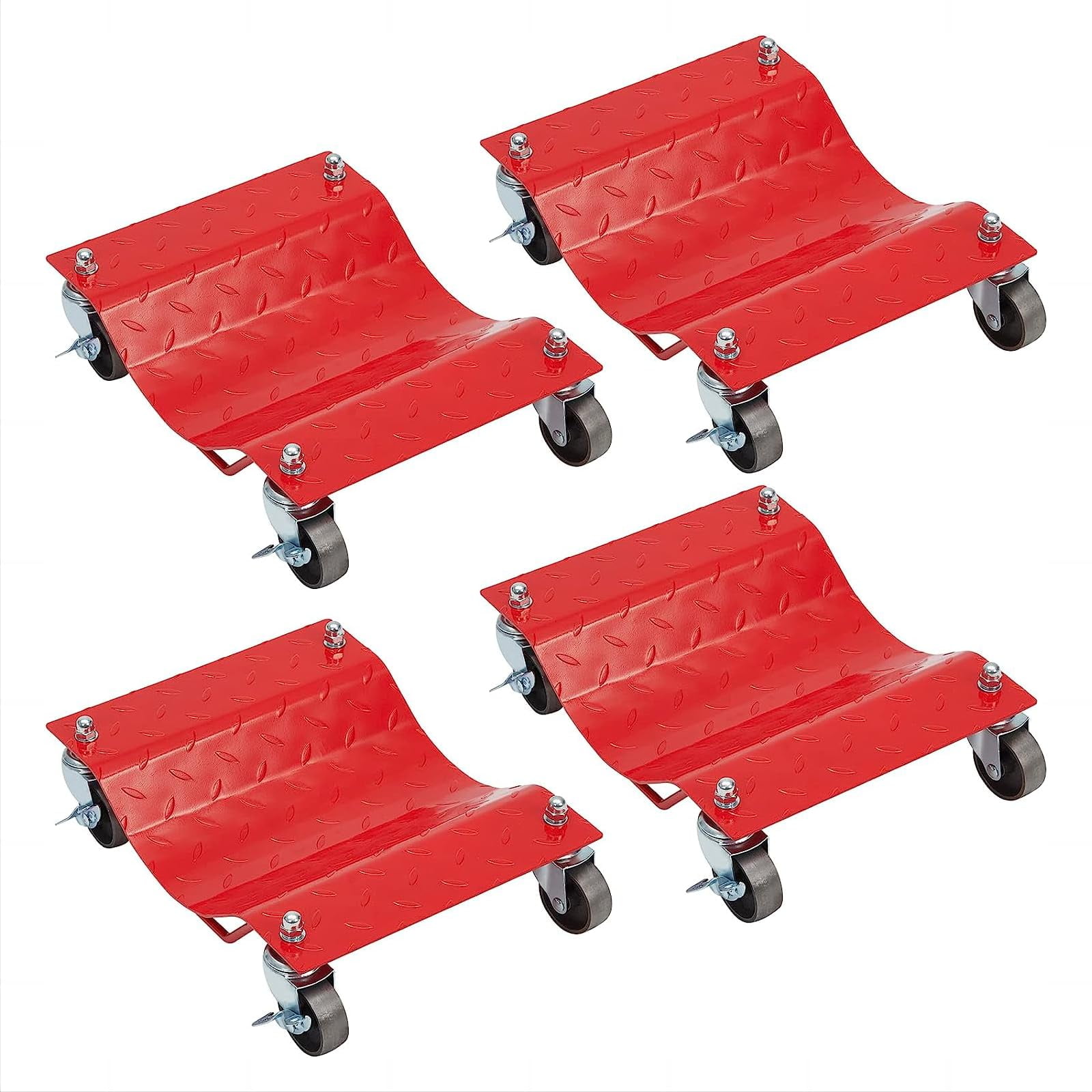Pinypikaka Car Dolly Set of 4 Pack 6000 Lbs with 360° Rotational Wheel ...