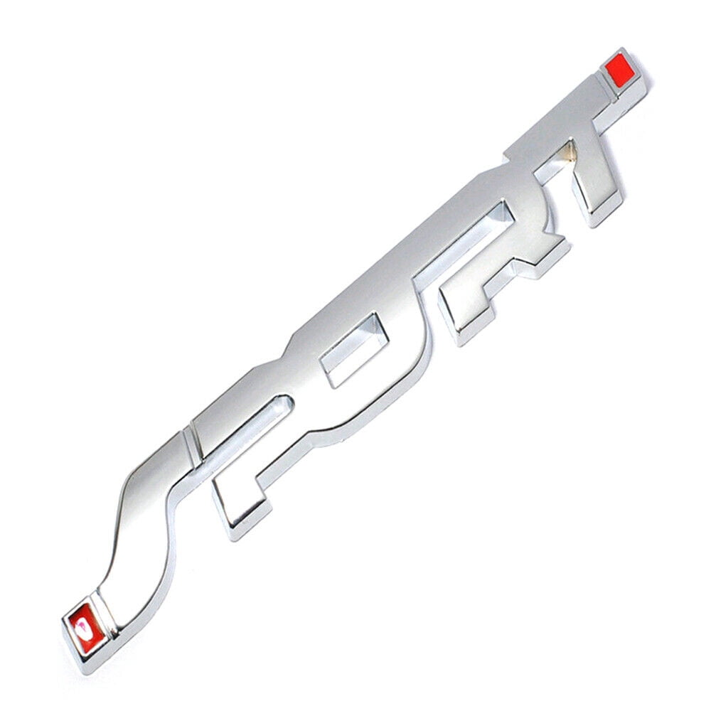 Pinypikaka Car Metal 3D SPORT Logo Emblem Badge Sticker Trunk Mudguard ...