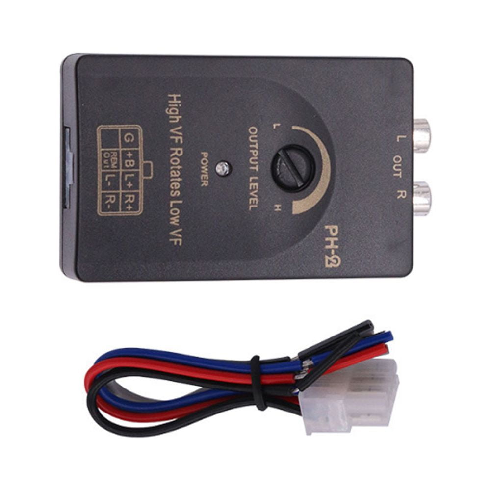 Pinypikaka Car Rca Stereo Output Audio Converters Signal Ph-2 High To ...