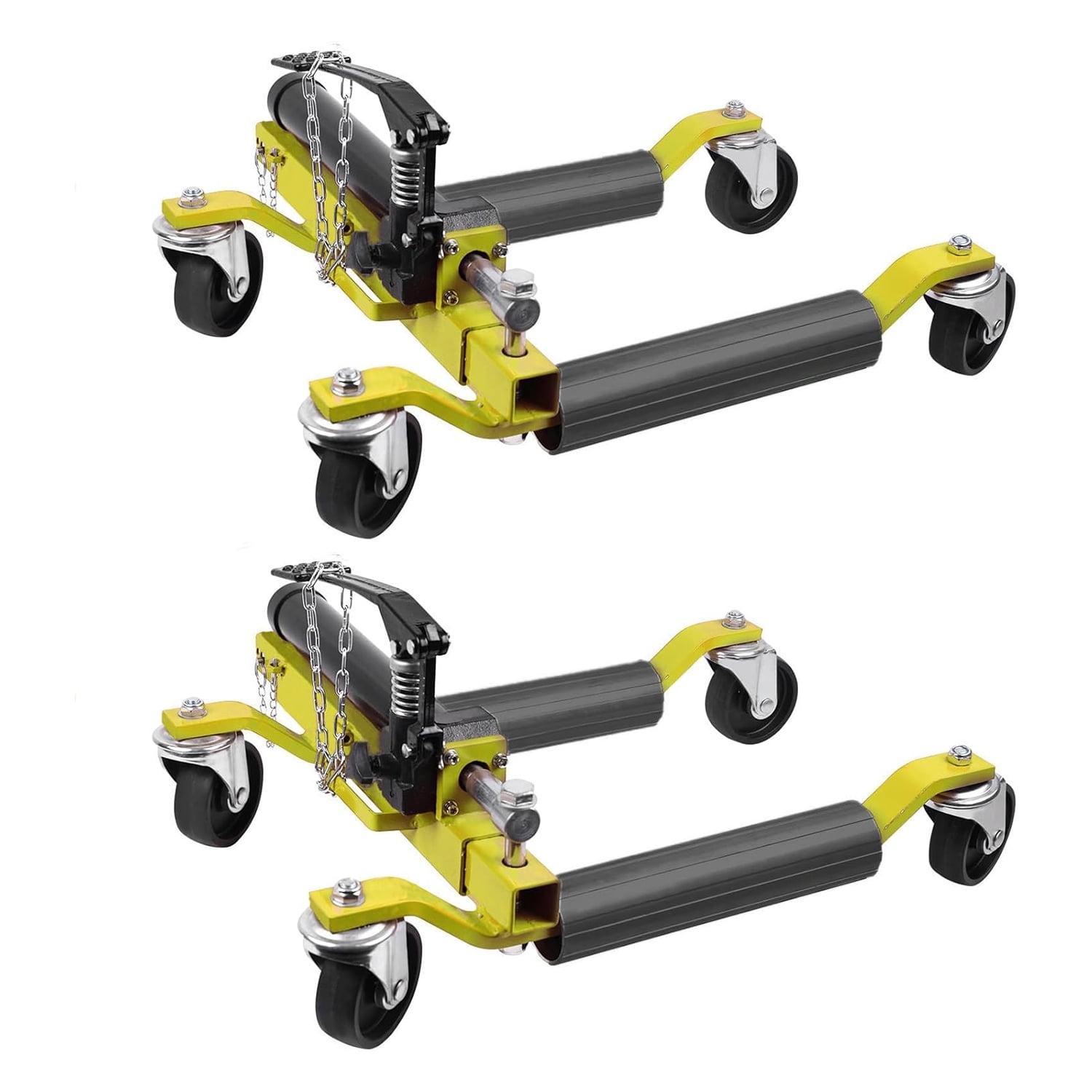 Pinypikaka Car Wheel Dolly Jack Set of 2, 1500 LBS Capacity Hydraulic ...
