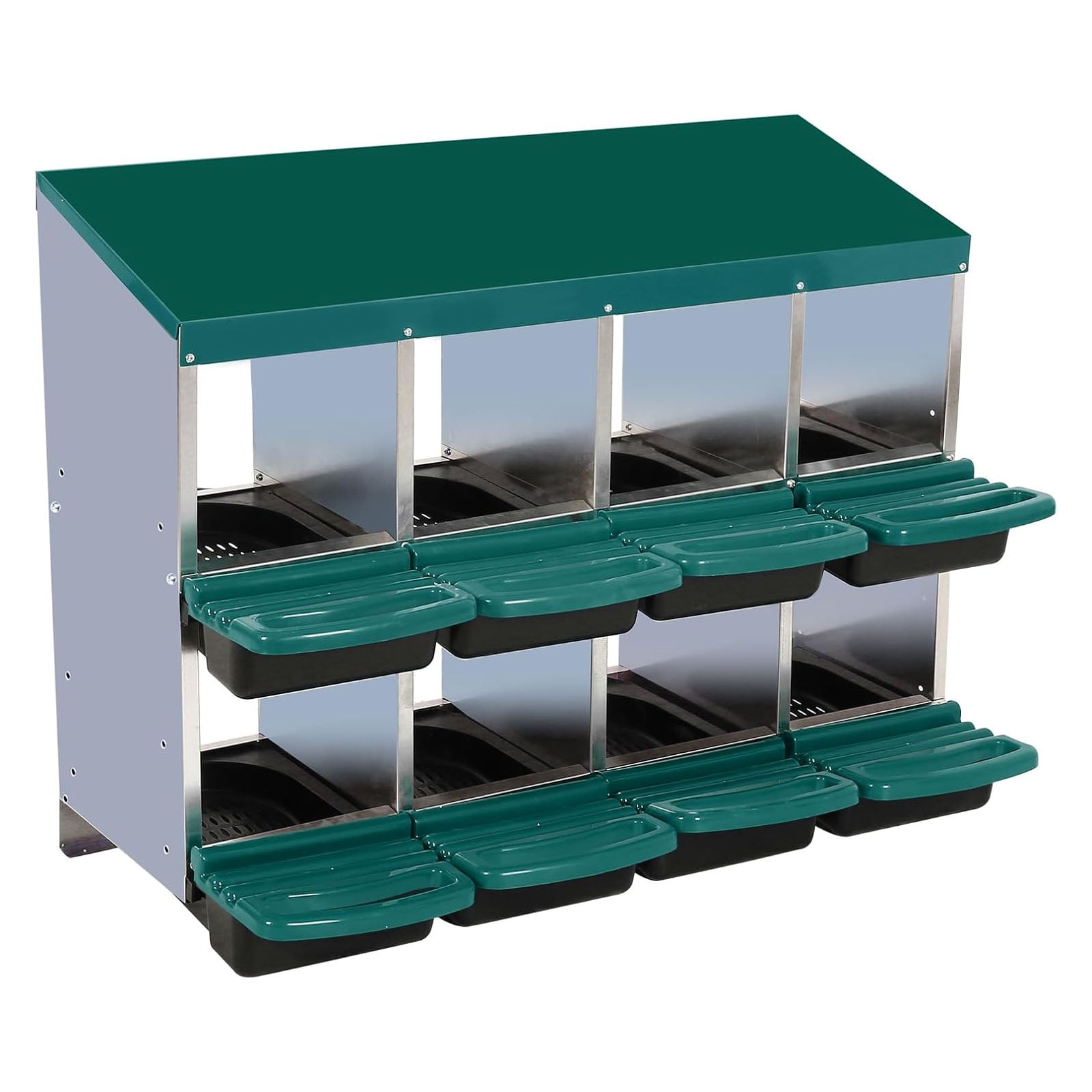 Pinypikaka Chicken Nesting Box, 8 Compartments Nesting Boxes for ...
