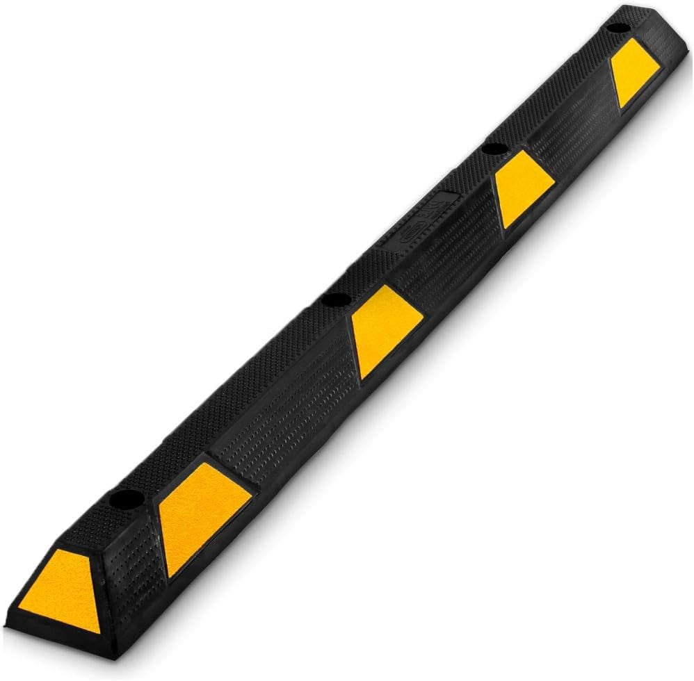 Pinypikaka Curb Parking Garage Floor Stopper 72 Inch Extra Wide Heavy ...