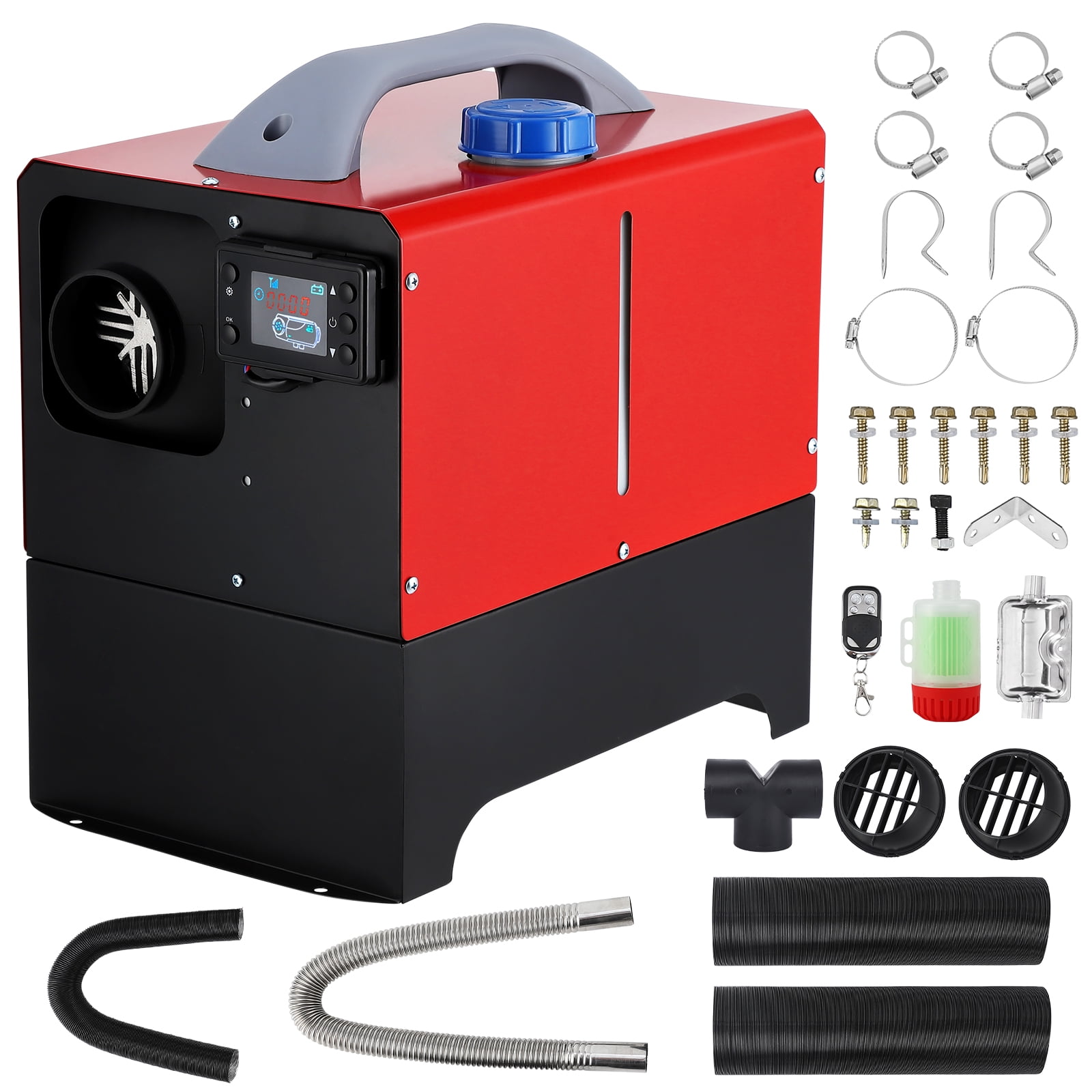 Pinypikaka Diesel Heater All in One, 5KW 8KW 12V Portable Diesel Air ...