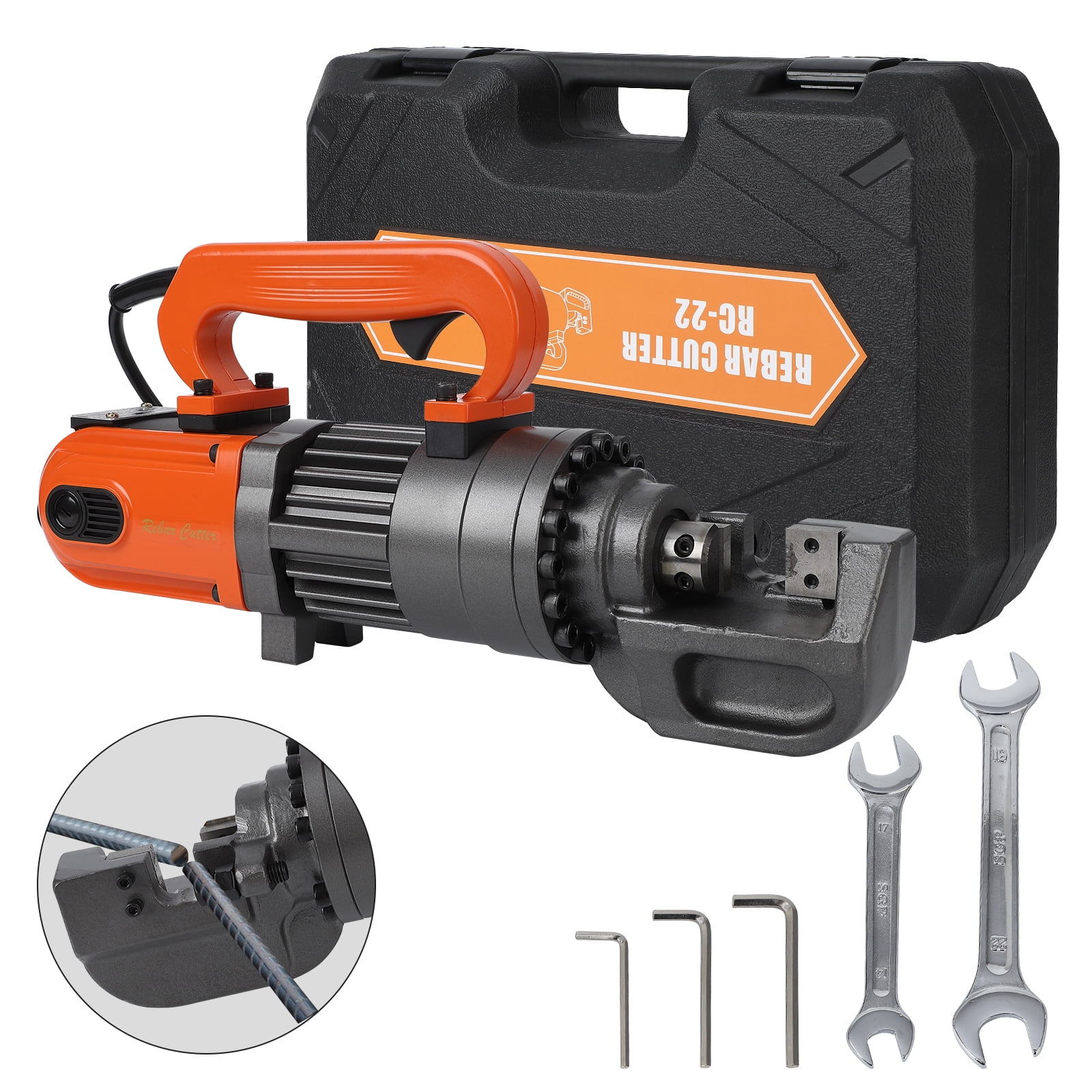 Pinypikaka Electric Hydraulic Rebars Cutter, 110V, Cutting up to 5/8, 3 ...