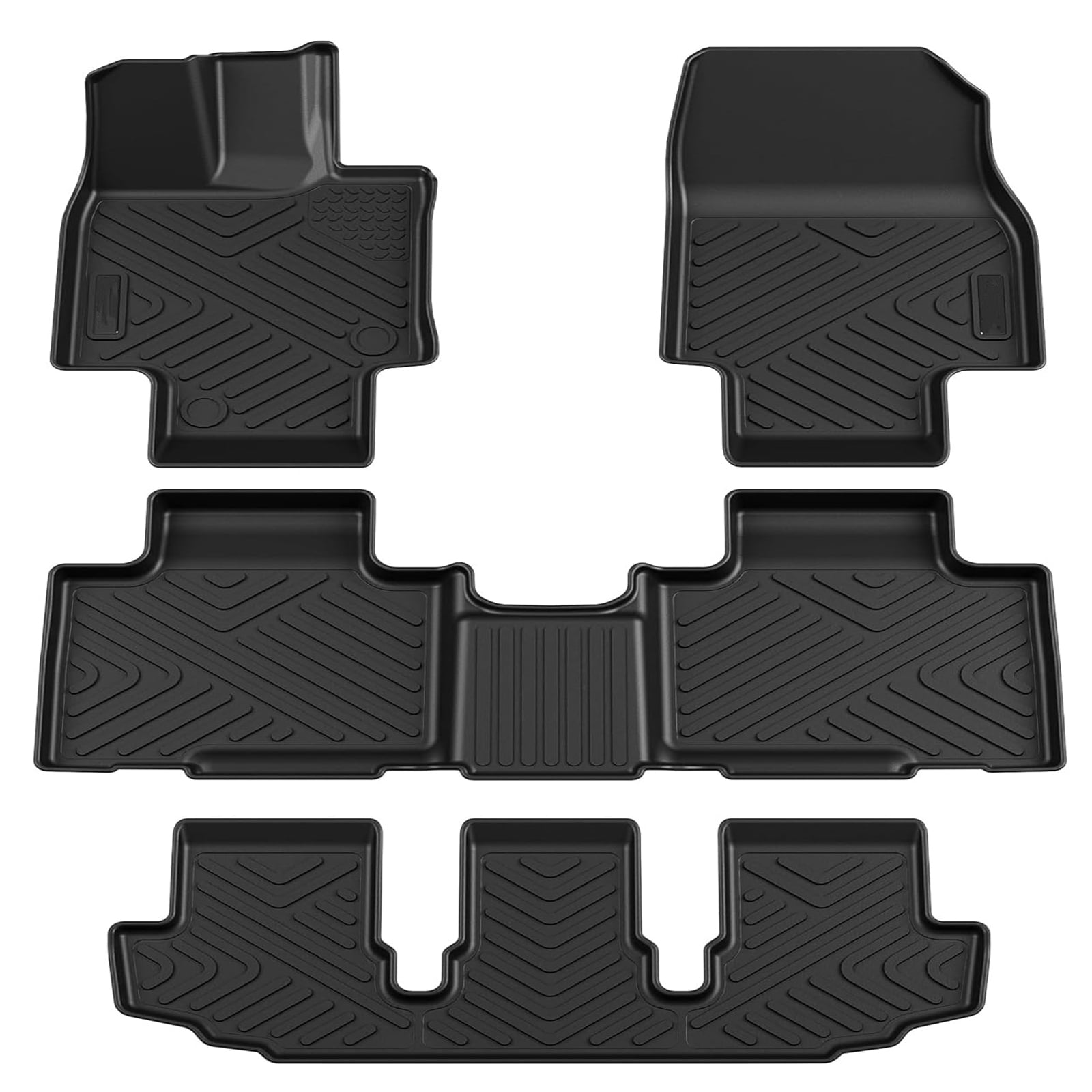 Pinypikaka Floor Mats Compatible for Toyota Highlander (LE, Limited ...