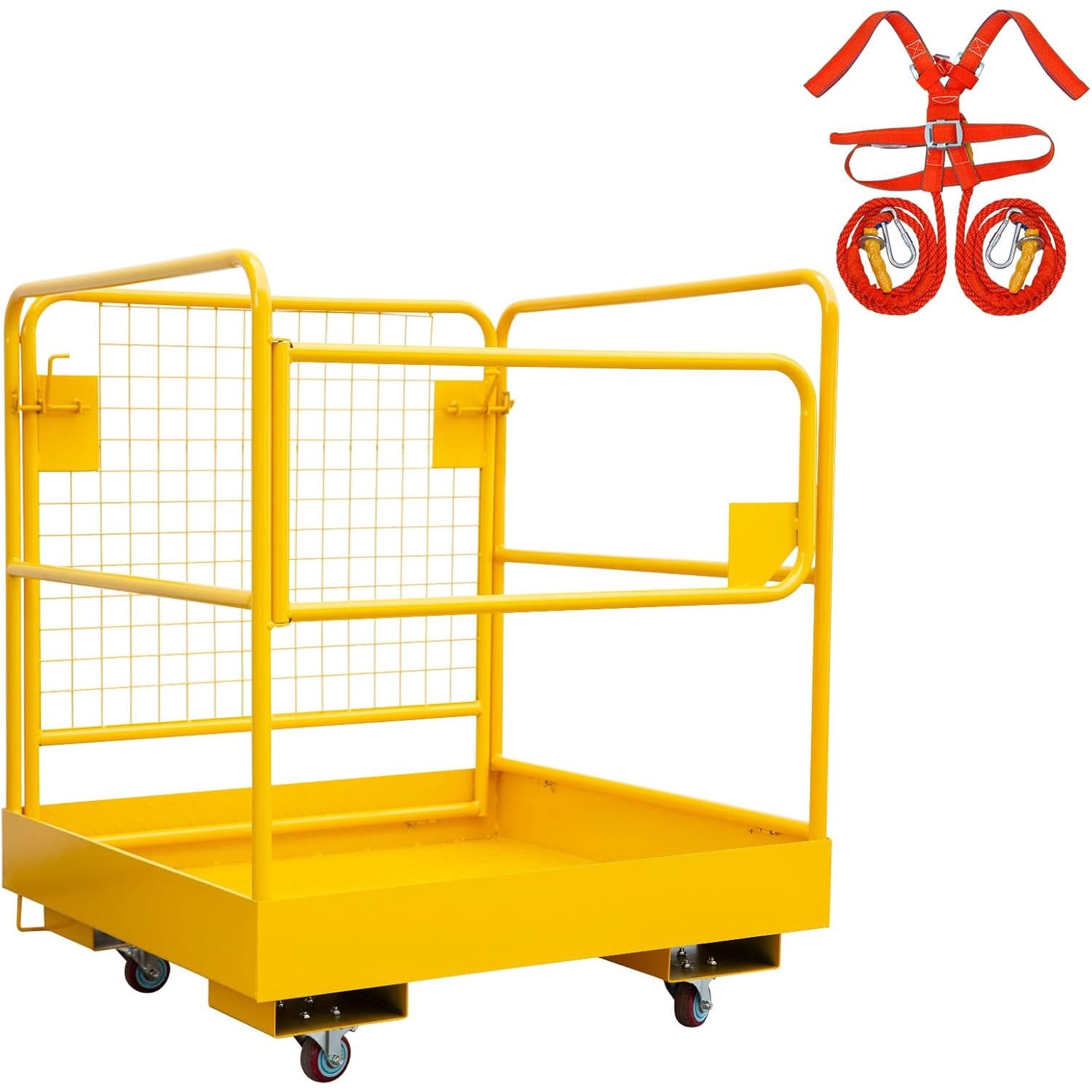 Pinypikaka Forklift Safety Cage, 36"x36" Lift Basket, Heavy Duty ...