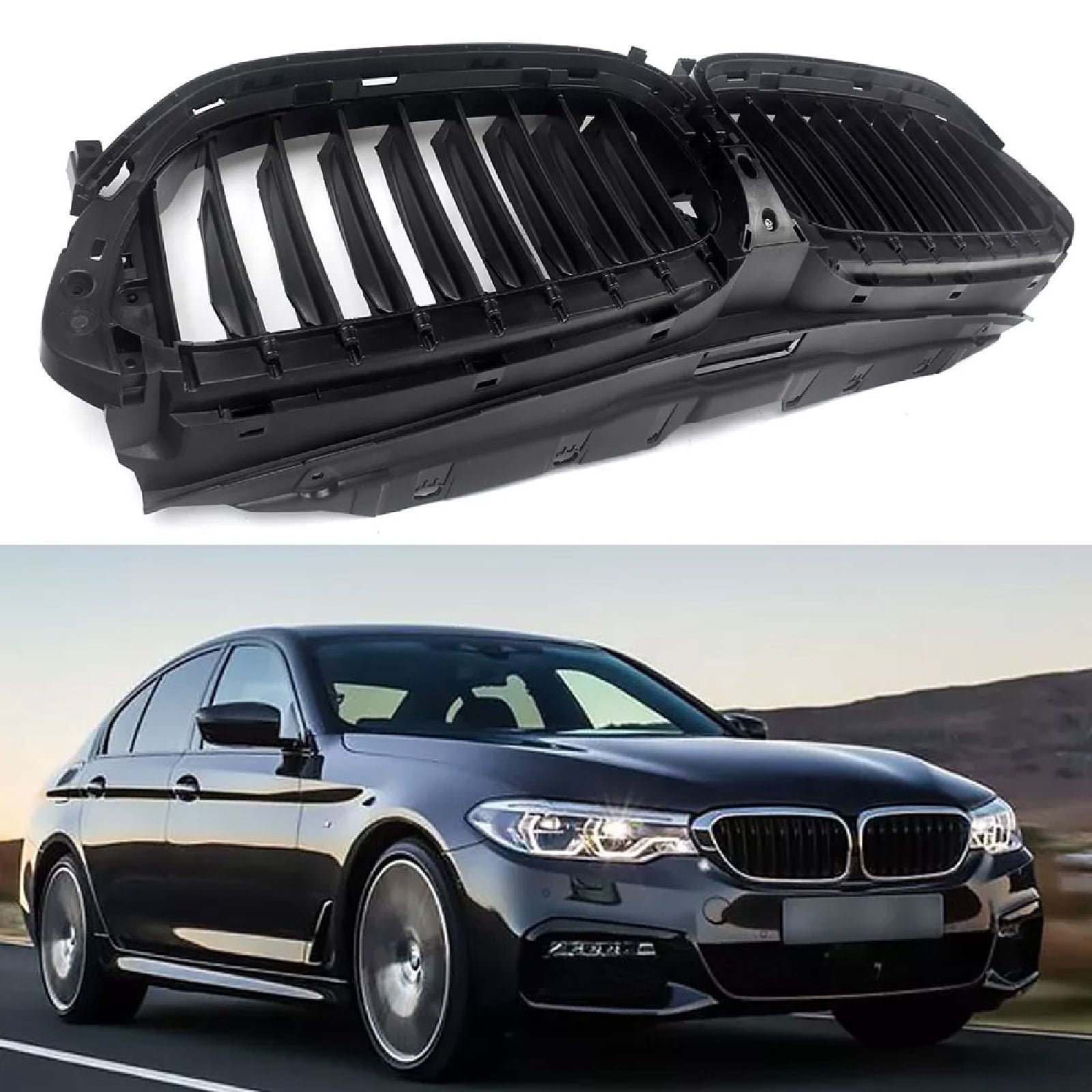 Pinypikaka Front Radiator Shutter Grille Active Air Shutter Compatible ...