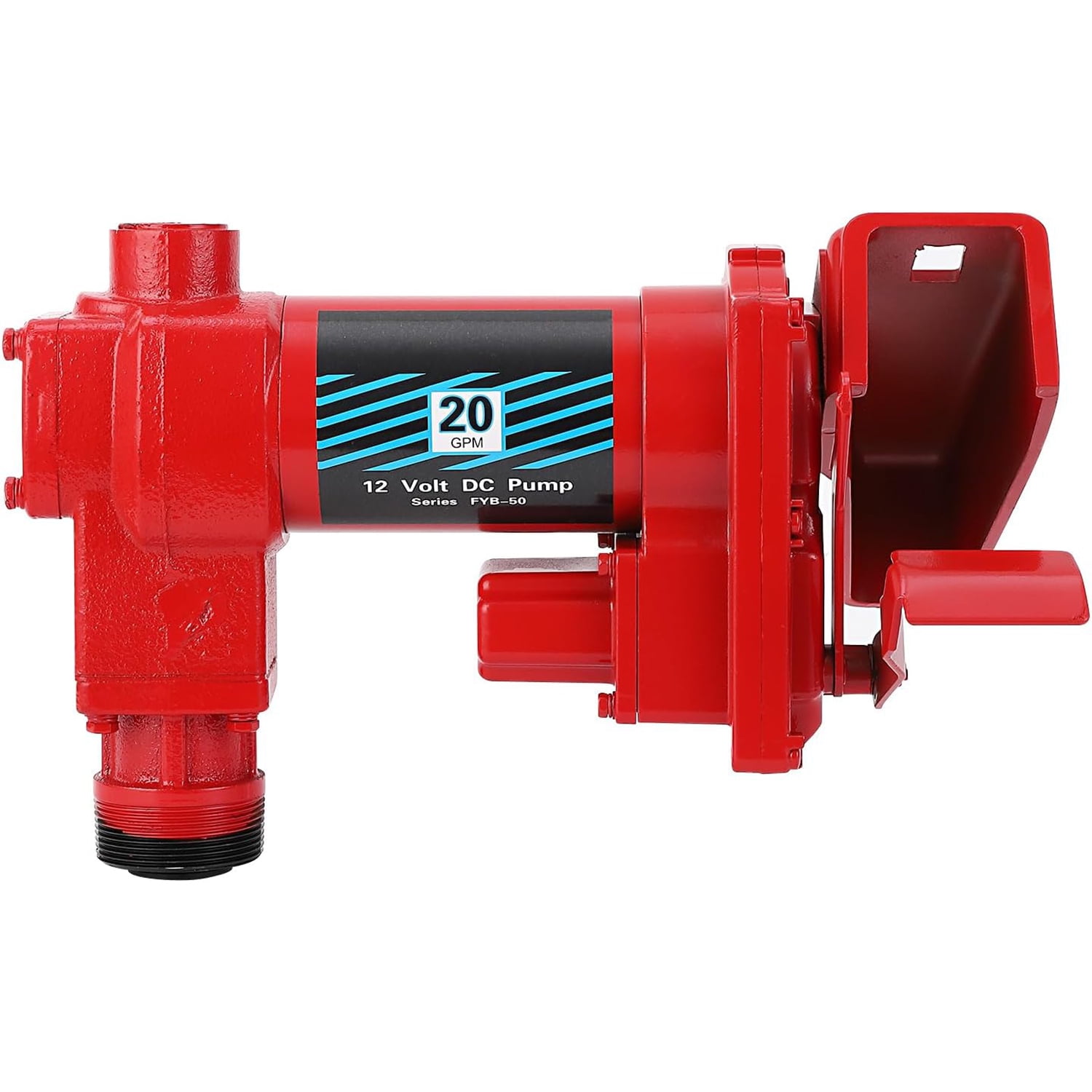 Pinypikaka Fuel Transfer Pump 20 Gpm 1/4 Hp, with 12V Dc Motor, High ...