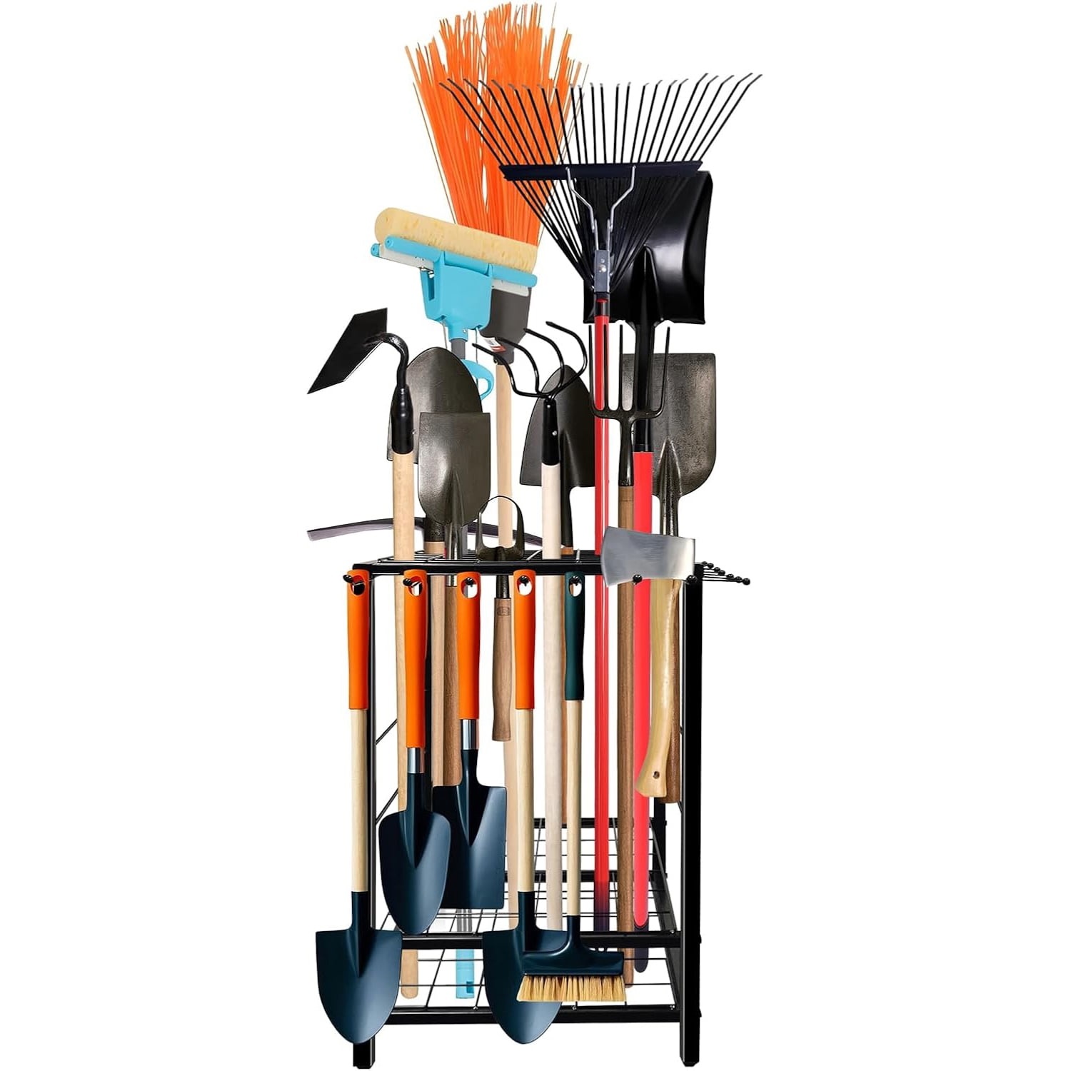 Pinypikaka Garden Tool Organizer, Yard Tool Organizer, Heavy Duty Metal ...