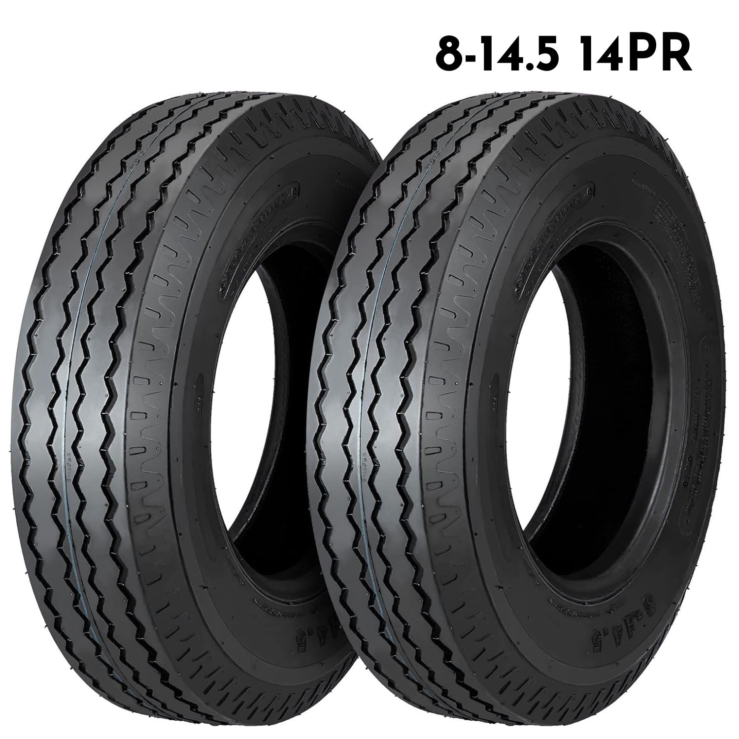 Pinypikaka Heavy Duty Highway Trailer Tires 8-14.5 14 Ply Load Range G ...