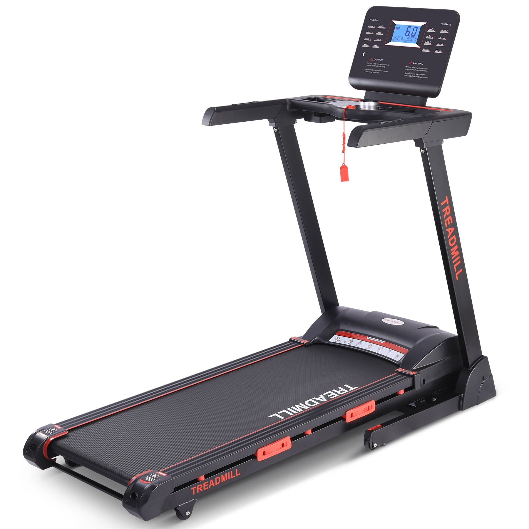 Pinypikaka Home Folding Treadmill with Auto Incline, 3.5 HP Quiet ...
