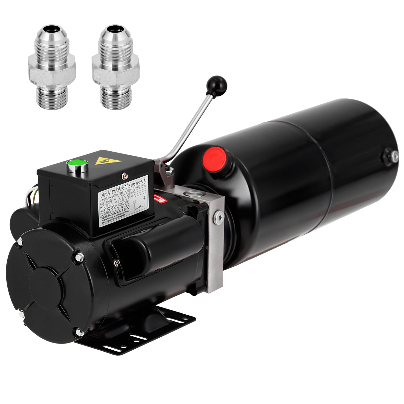 Pinypikaka Hydraulic Power Unit 220V 10.5 Quart Car Lift Hydraulic Pump ...