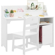 GDLF Kids Desk and Chair Set Adjustable Study Computer Desk Grow with ...