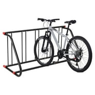 KFFKFF 111 Inch Long Floor Standing Bike Rack, 9 Stands All Steel Mesh ...