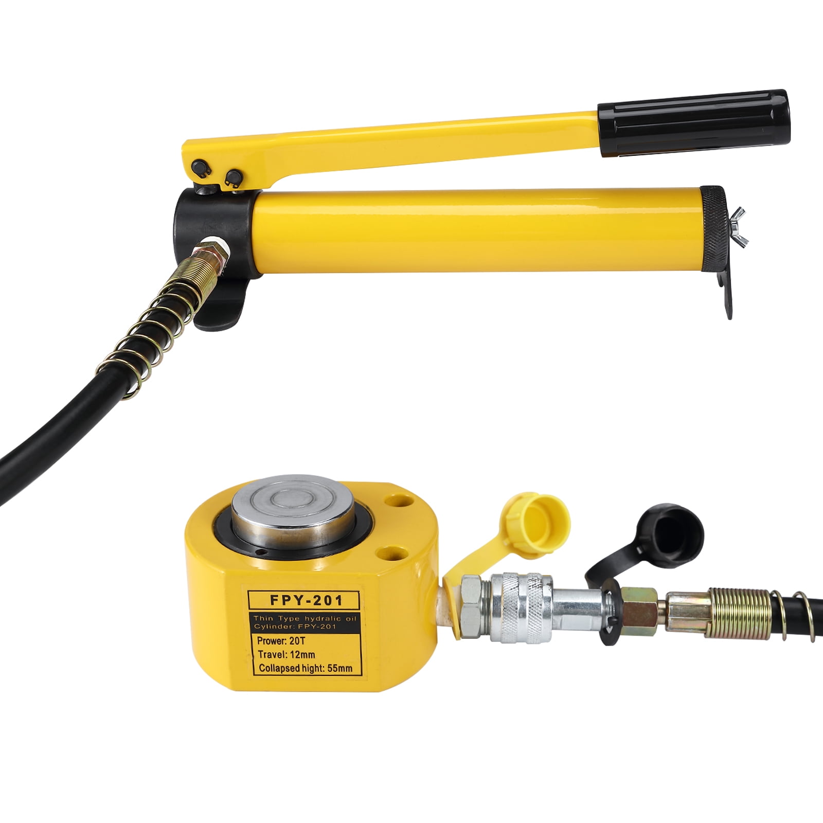 Pinypikaka Low Profiles Hydraulic Porta-Power Ram Jack Kit 20-Ton ...