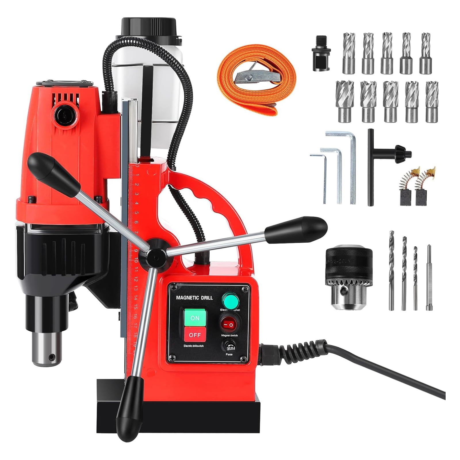 Pinypikaka Magnetic Drill Press 1300W, 1.6 inch Boring Diameter ...