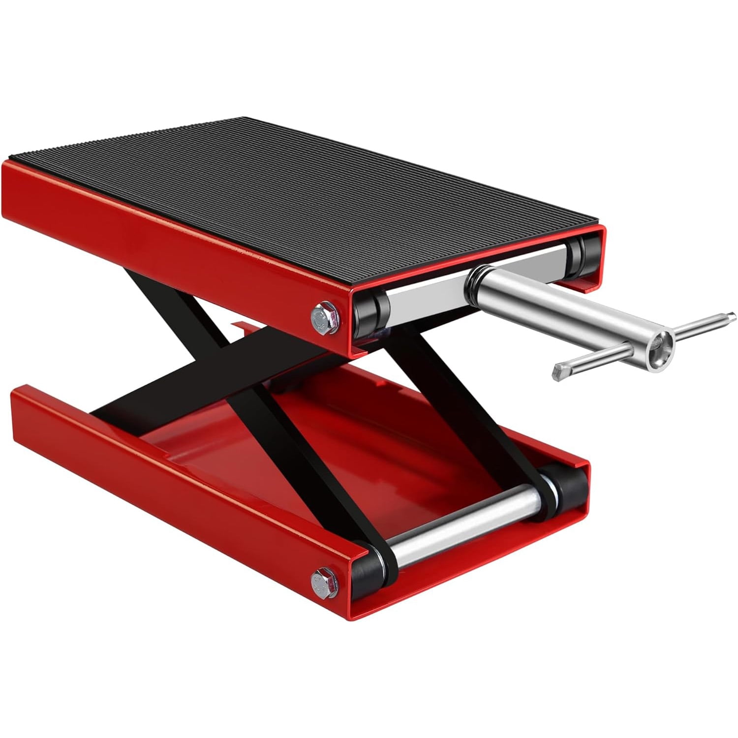 Pinypikaka Motorcycle Scissor Lift Jack, Scissor Jack Steel Deck Hoist ...