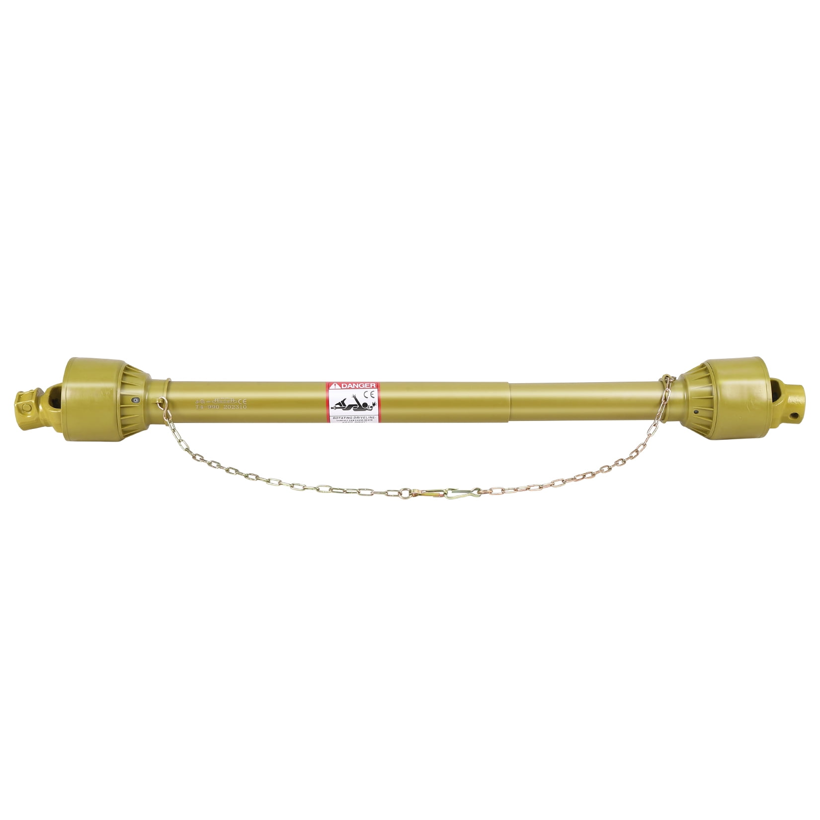 Pinypikaka PTO Shaft, 1-3/8" PTO Drive Shaft, 6 Spline Tractor, Round ...