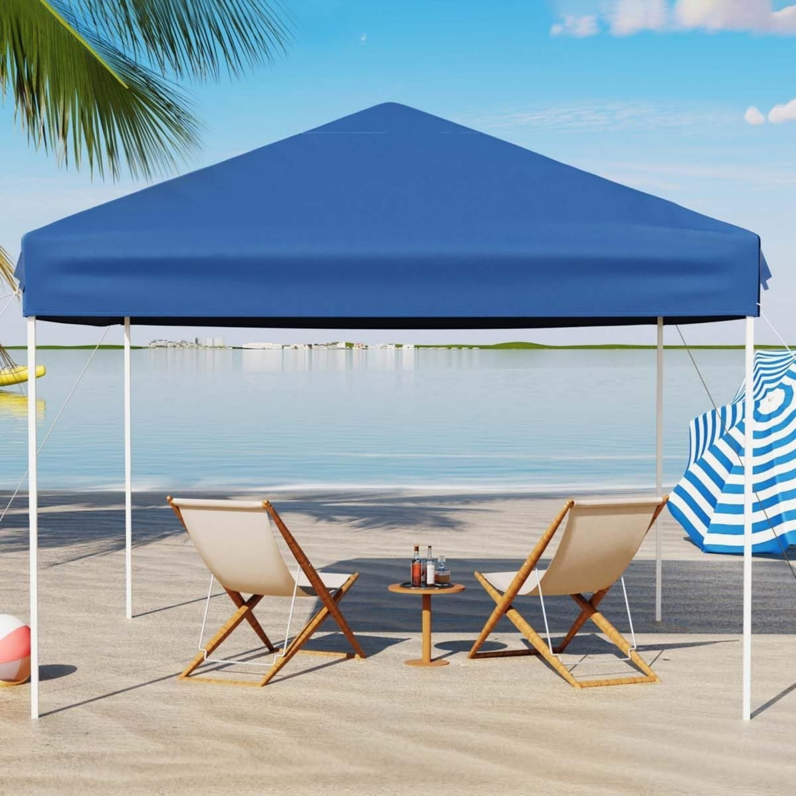 Pinypikaka Pop Up Canopy 10'x10' Instant Tent for Outdoor, Portable ...