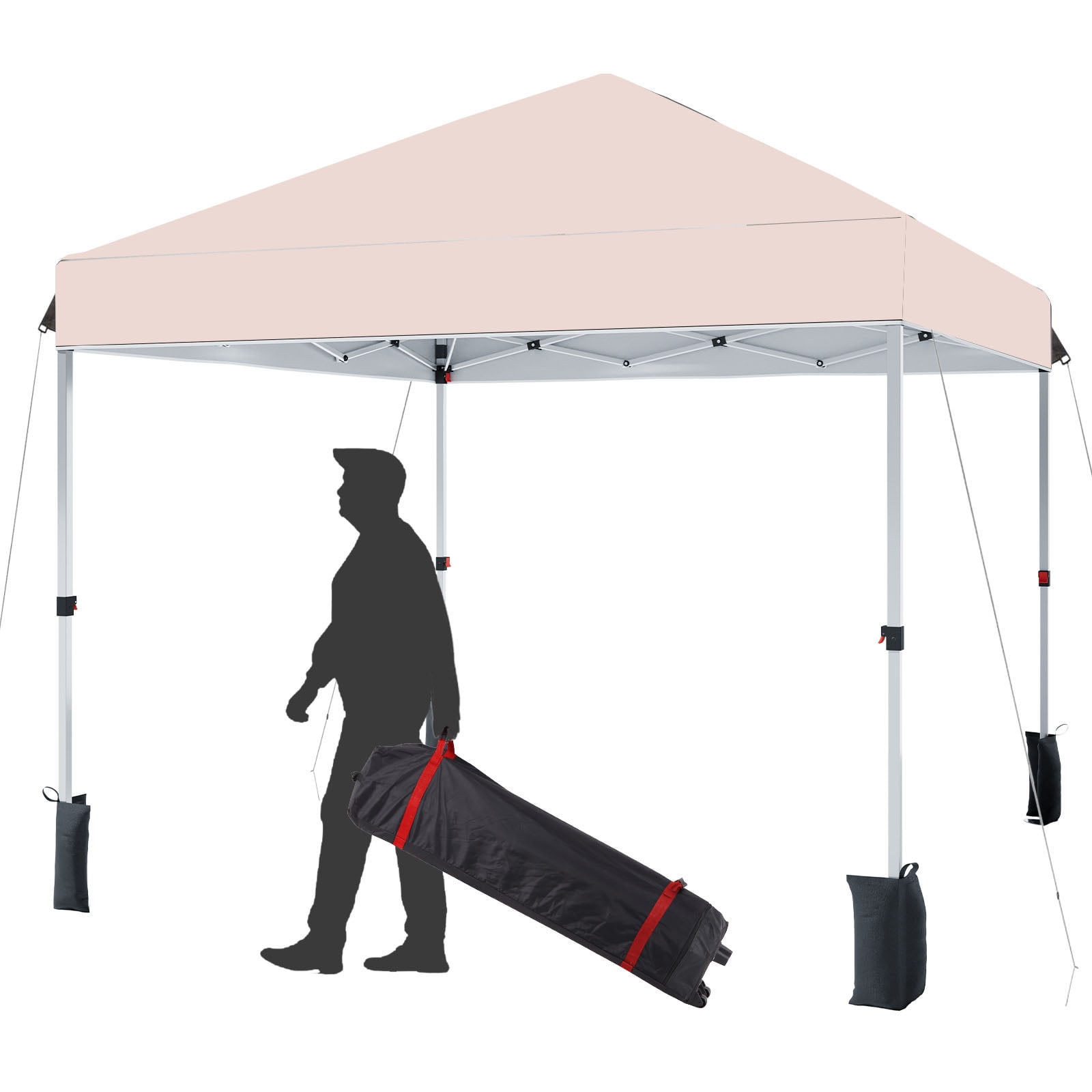 Pinypikaka Pop Up Canopy Tent, 1-Person Setup Pop Up Canopy Tent ...