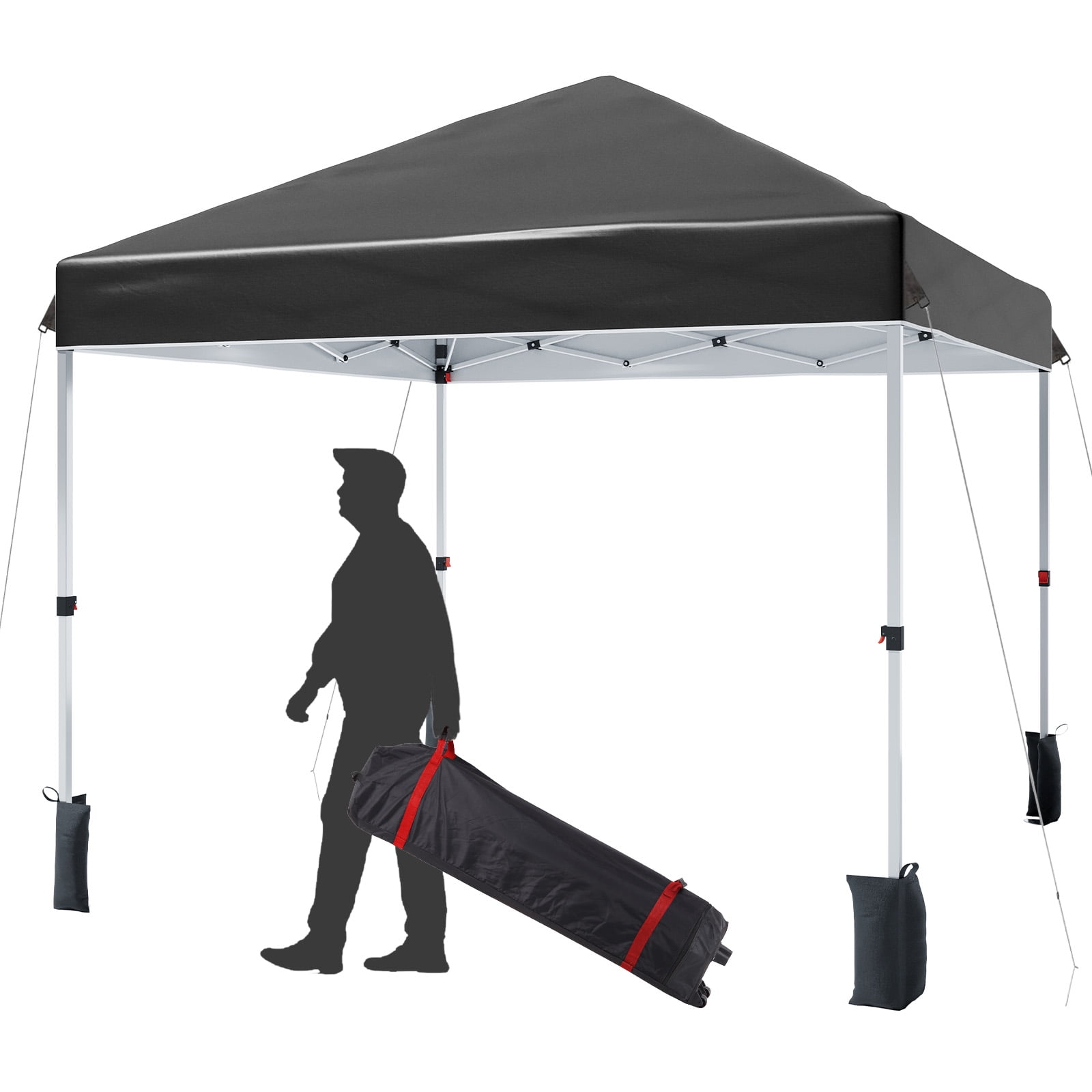Pinypikaka Pop Up Canopy Tent, 1-Person Setup Pop Up Canopy Tent ...