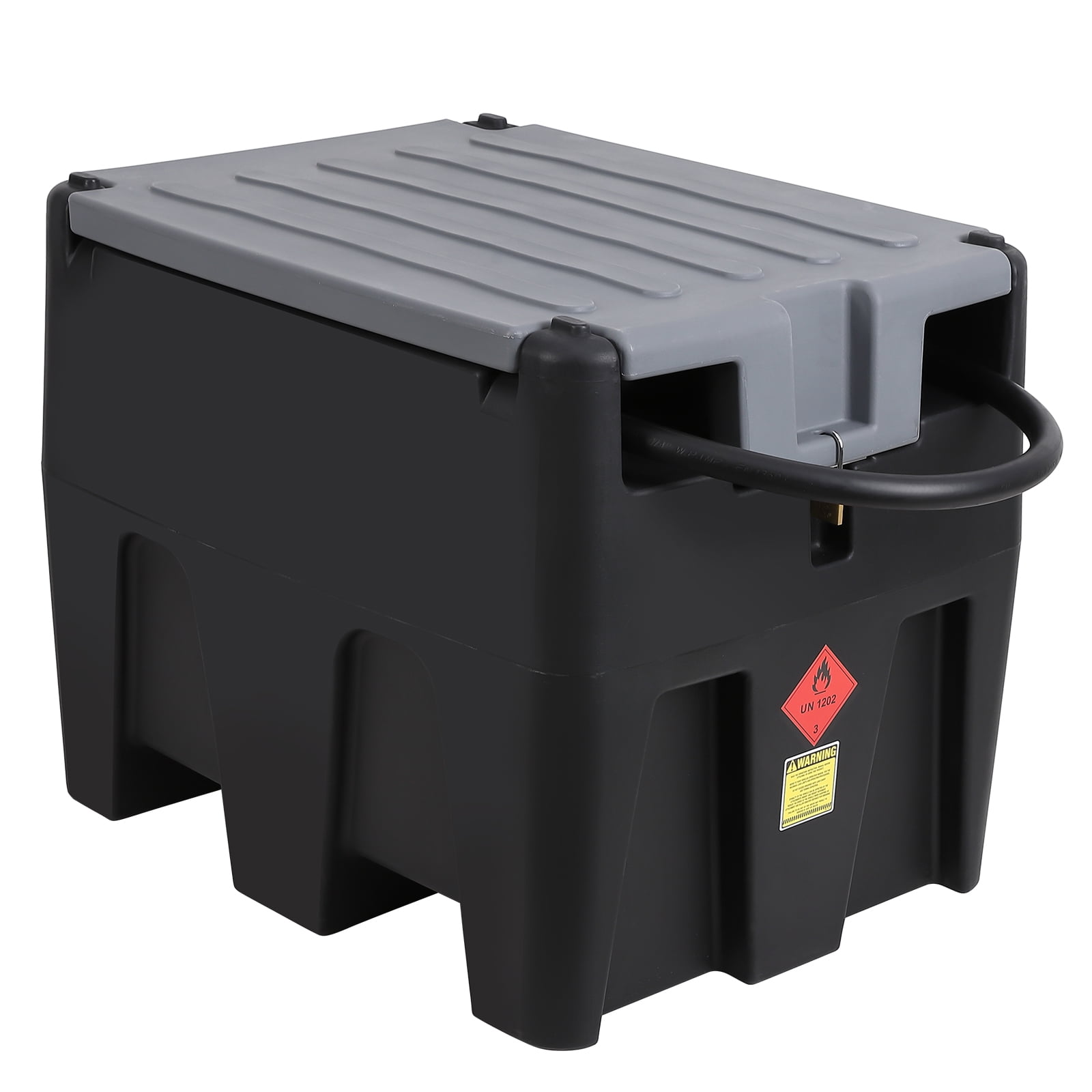 Pinypikaka Portable Diesel Tank, 58 Gallon Fuel Tank with 12V Electric ...