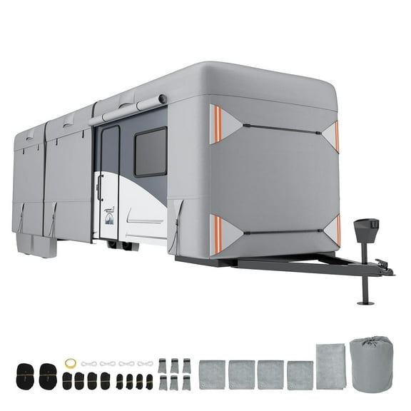 Travel Trailer Cover RV Cover 18ft 19ft 20ft, Heavy Duty Non-Woven ...