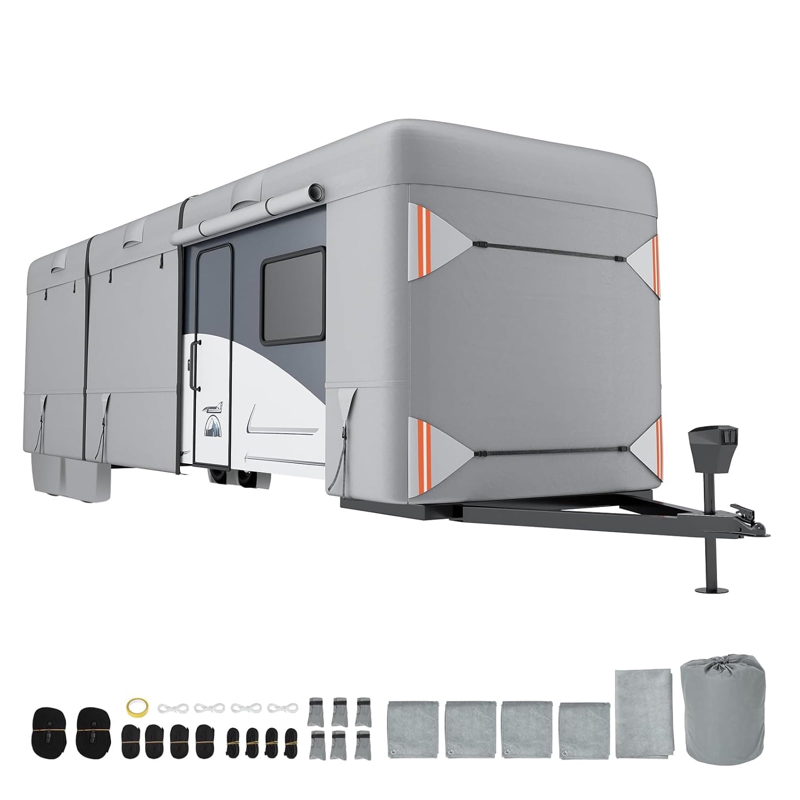 Pinypikaka RV Cover 24-27ft Windproof Waterproof RV Travel Trailer ...