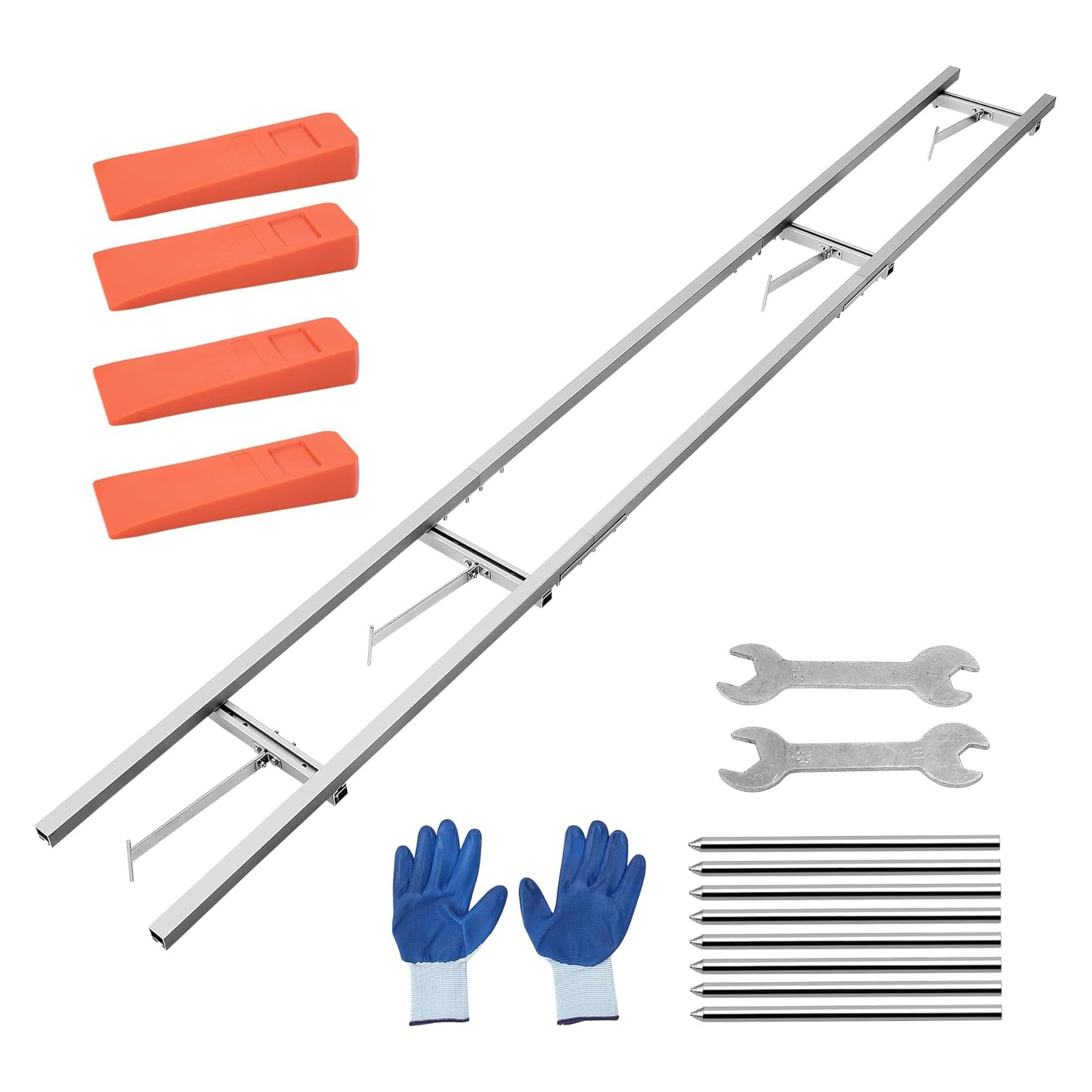 Pinypikaka Rail Mill Guide System 12 ft, Aluminum Adjustable Saw ...