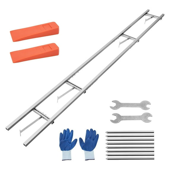 Pinypikaka Rail Mill Guide System 9 ft, Aluminum Adjustable Saw Milling ...