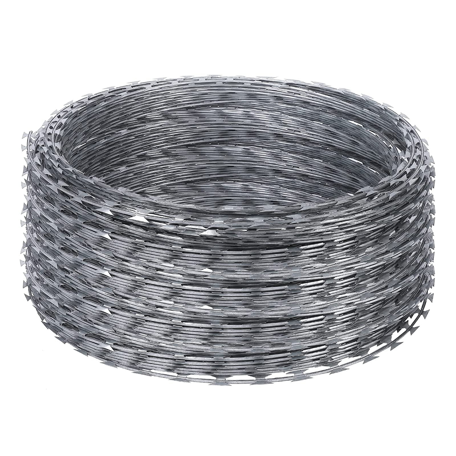 Pinypikaka Razor Wires 250ft / 500ft Razor Barbed Wire, 50ft Per Roll ...