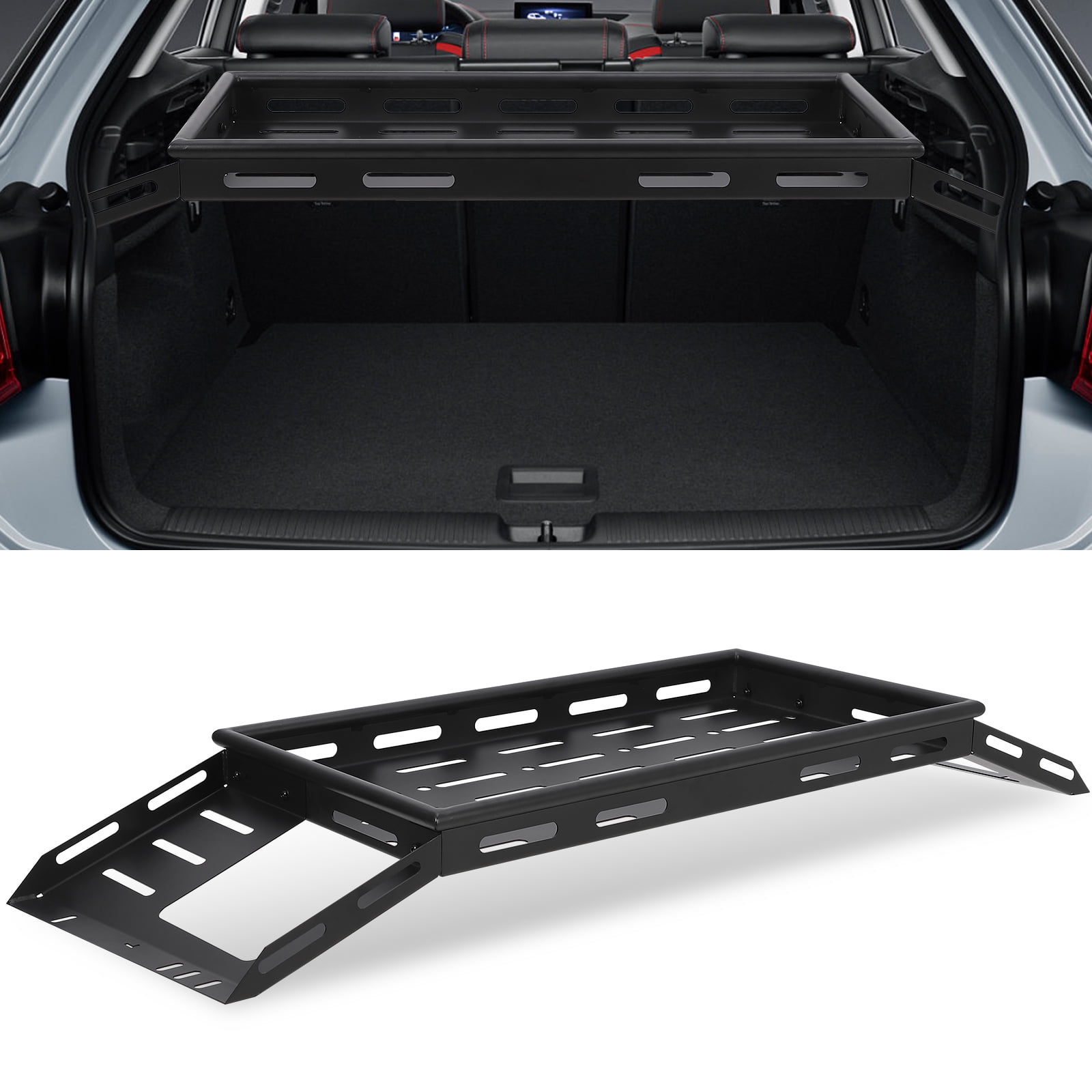 Pinypikaka Rear Trunk Cargo Rack Basket for 2007-2024 Jeep Wrangler JK ...