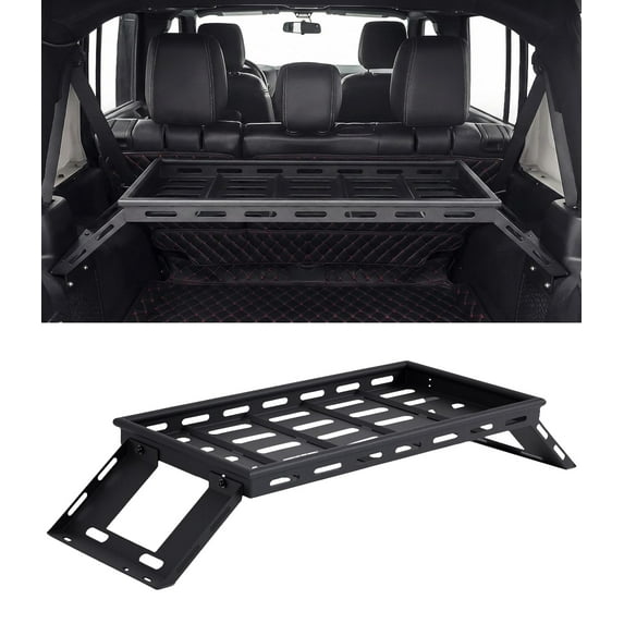 Pinypikaka Rear Trunk Cargo Storage Rack for 2007-2025 Wrangler JK JKU ...