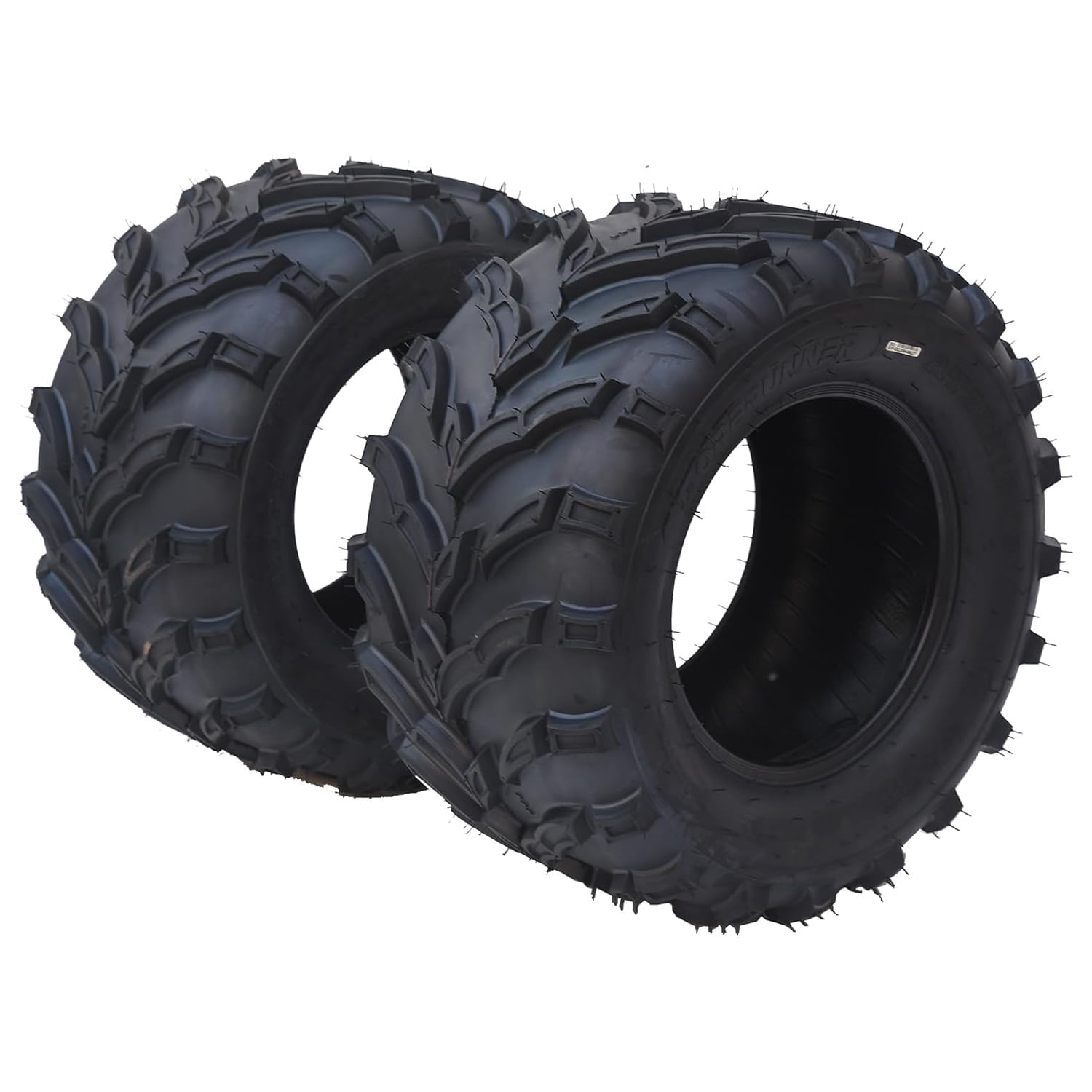 Pinypikaka Set of 2 ATV UTV Tires 25x12-12 Off-Road Tires, 6 Ply ...