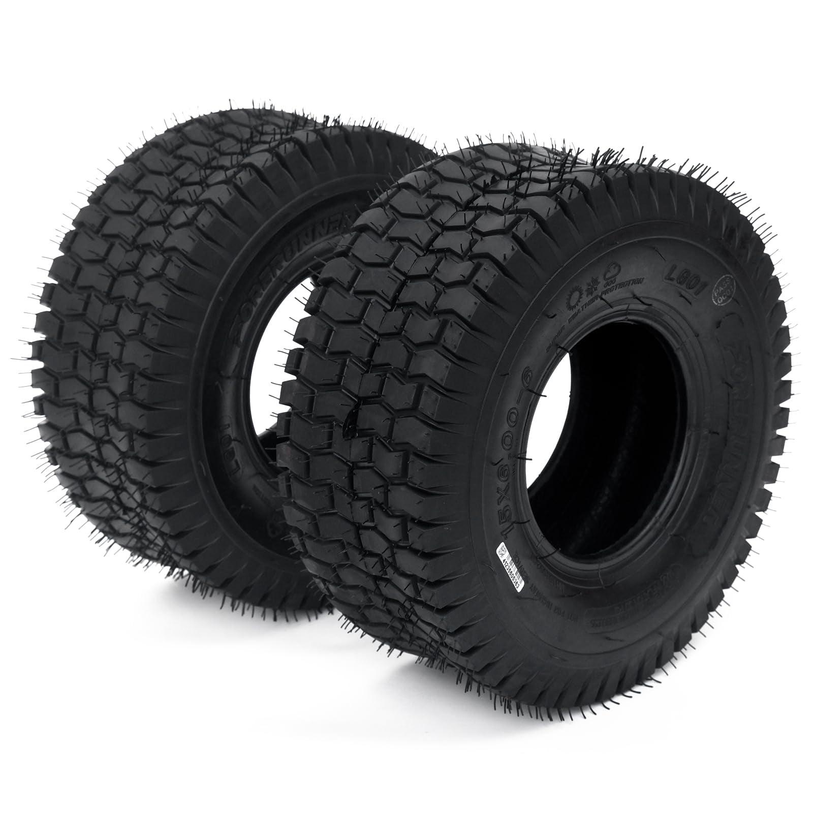 Pinypikaka Set of 2, Lawn Mower Tire & Tractor Turf Tire & Garden Tire ...