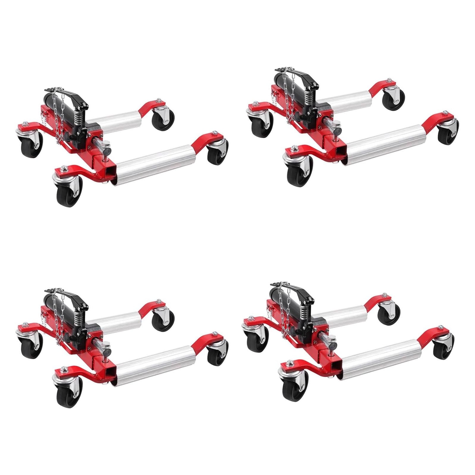 Pinypikaka Set of 4 Wheel Dolly 6000Lbs Capacity Car Dolly with ...