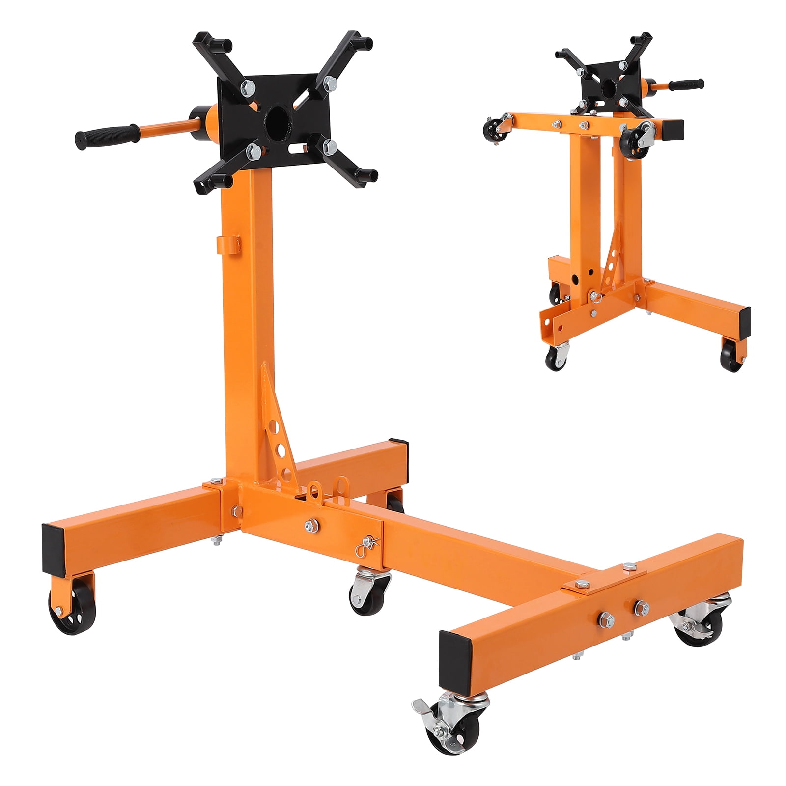 Pinypikaka Steel Motor Engine Stand, Rotating Hoist Mover with 4 ...