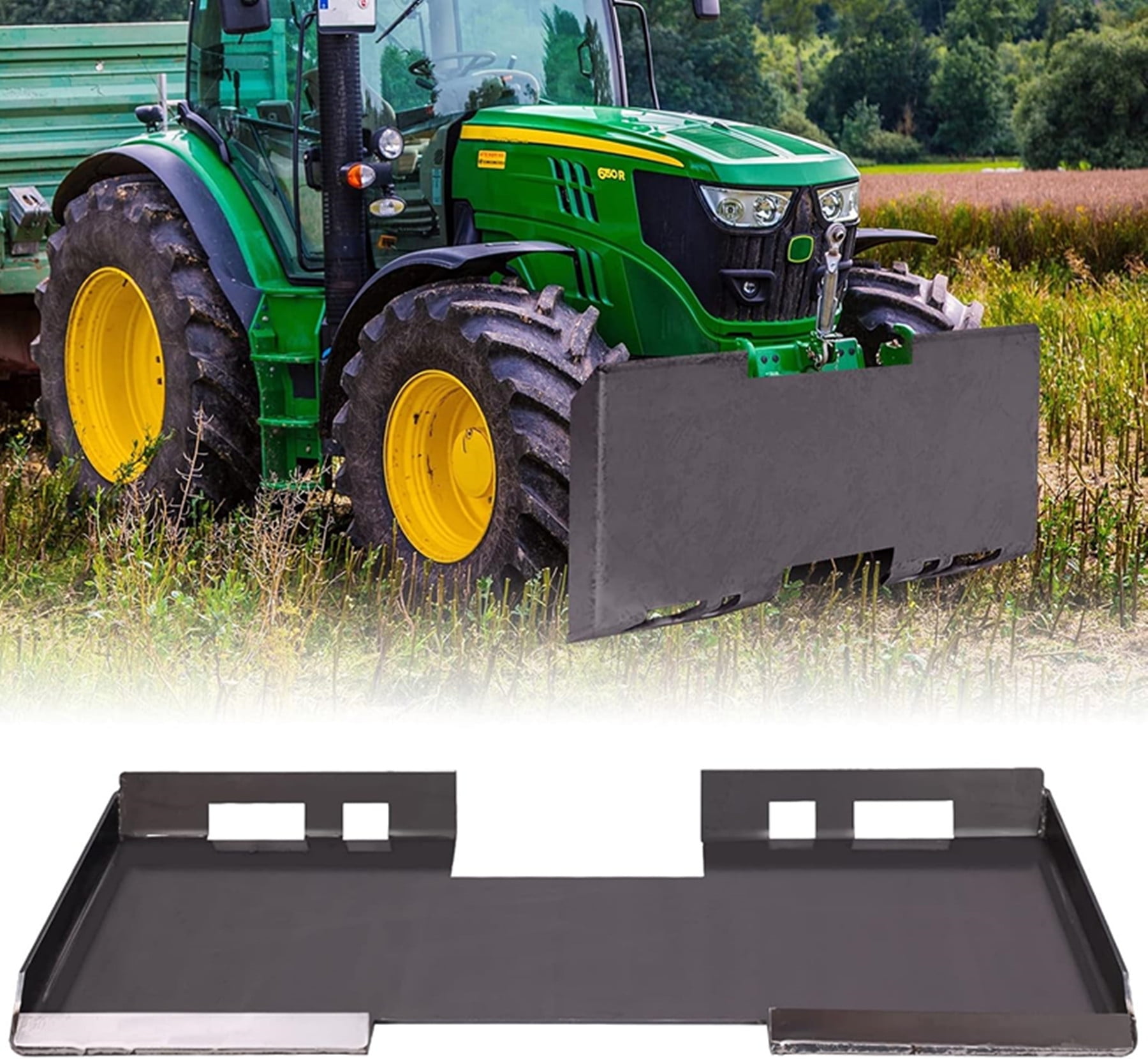 Pinypikaka Tractors Attachments 1/4" Thick Skid Steer Mount Plate ...