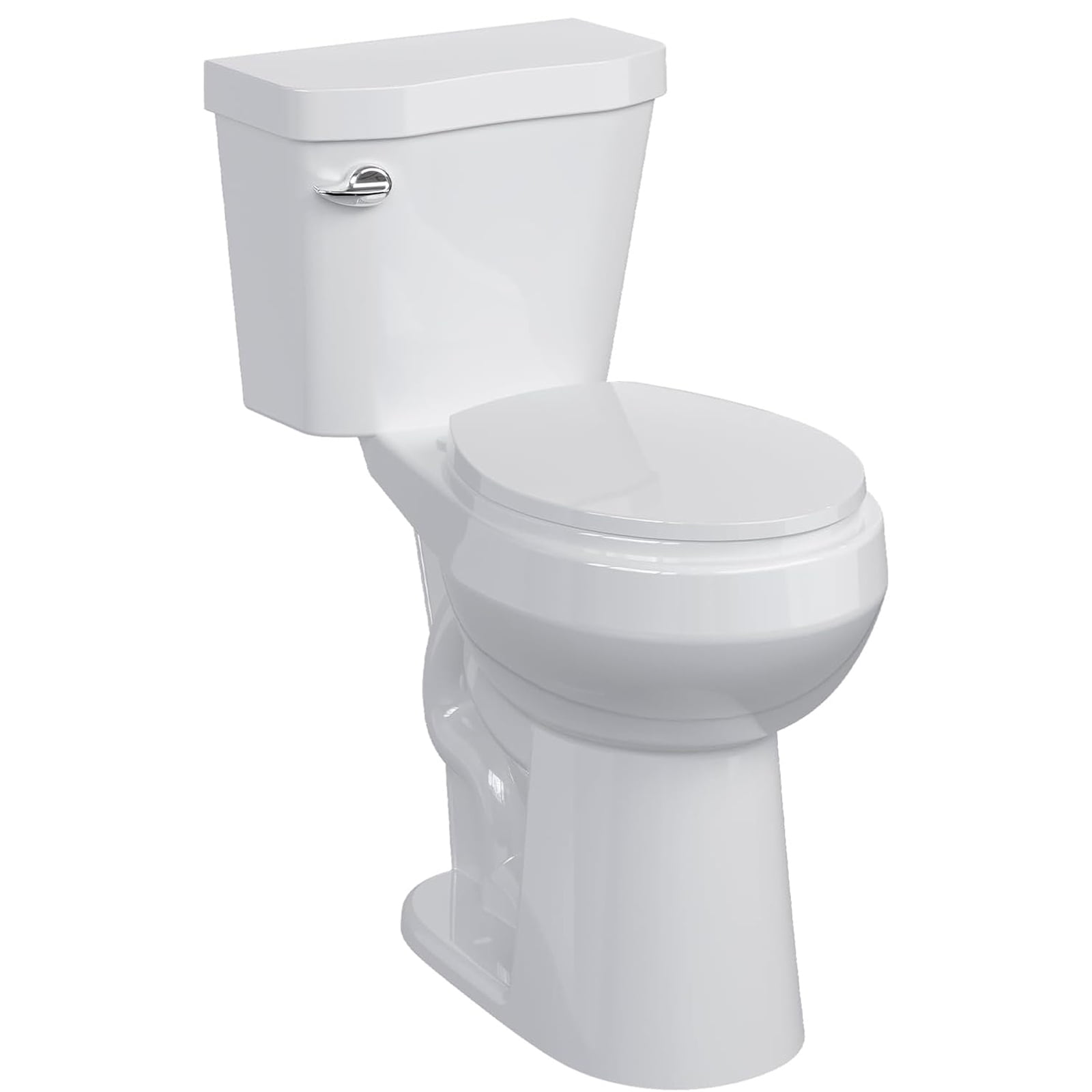 Pinypikaka Two Piece Toilets Round 20" Raised ADA Toilet with Side ...