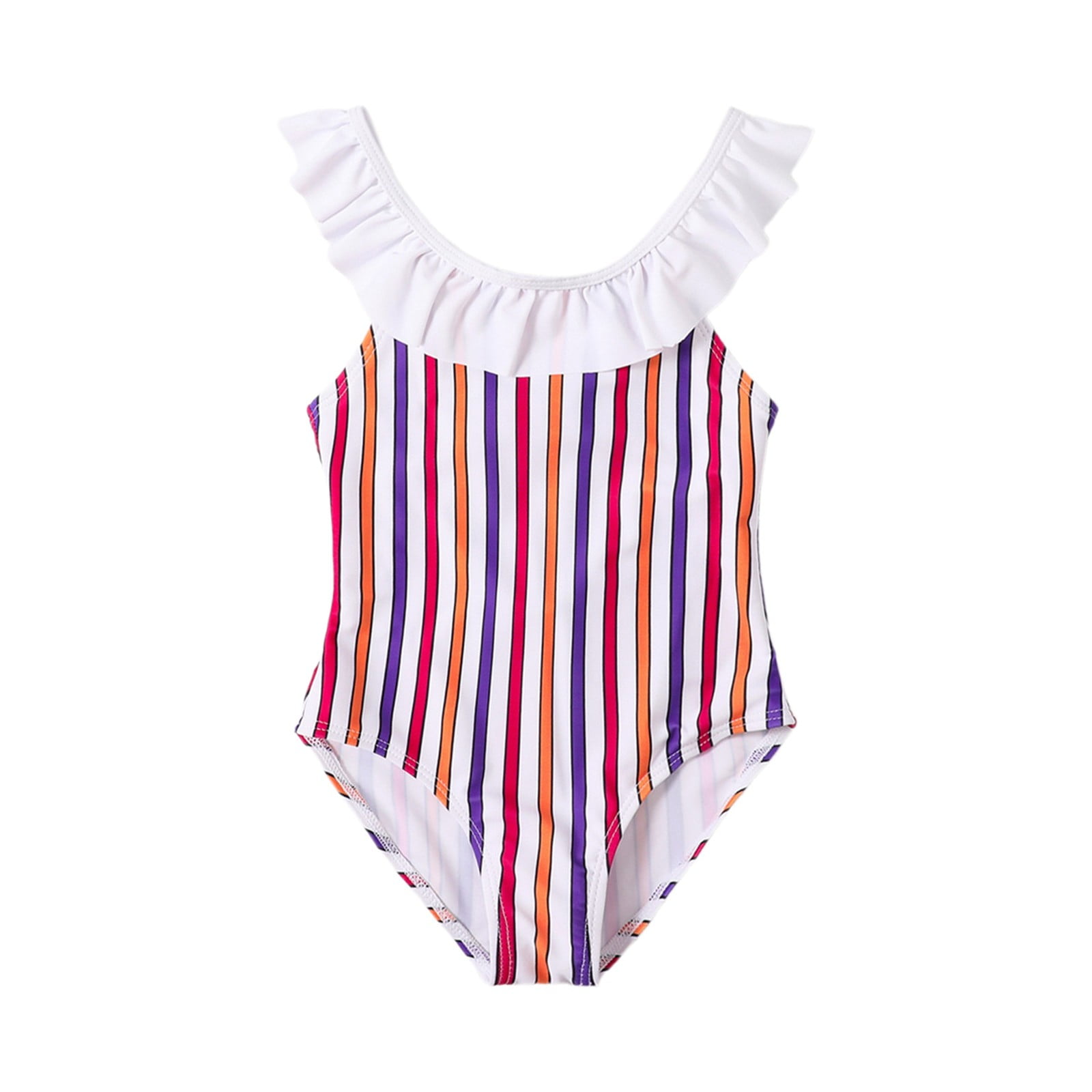 Piomll Swimsuit for Girls Striped Bikini Stylish Young Fashionistas ...