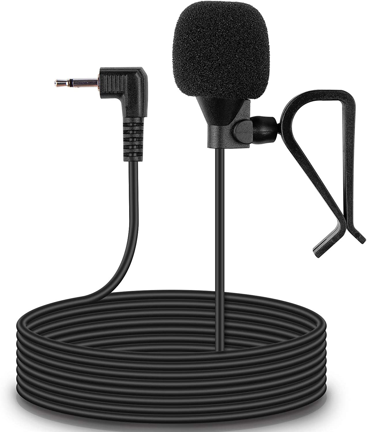 Pionee Microphone for Car Radio, 2.5mm Car External Mic Replacement for ...