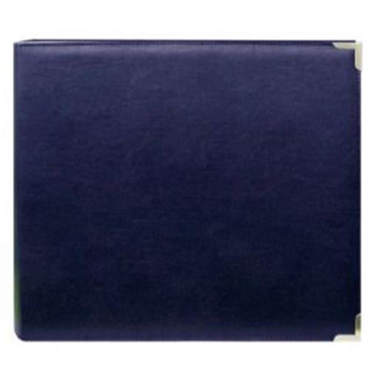 Pioneer 12x12 3-Ring Scrapbook Binder, Navy Oxford, Refillable with ...
