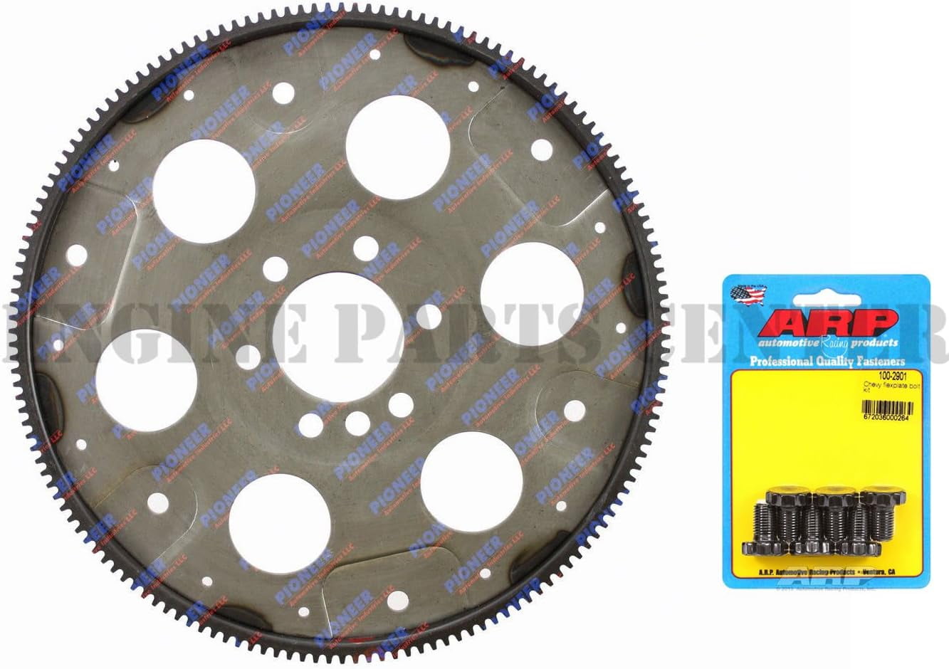 Pioneer 153 tooth Flexplate+ARP BOLTS Chevy SB 305 327 350 68-85+BB 396 ...