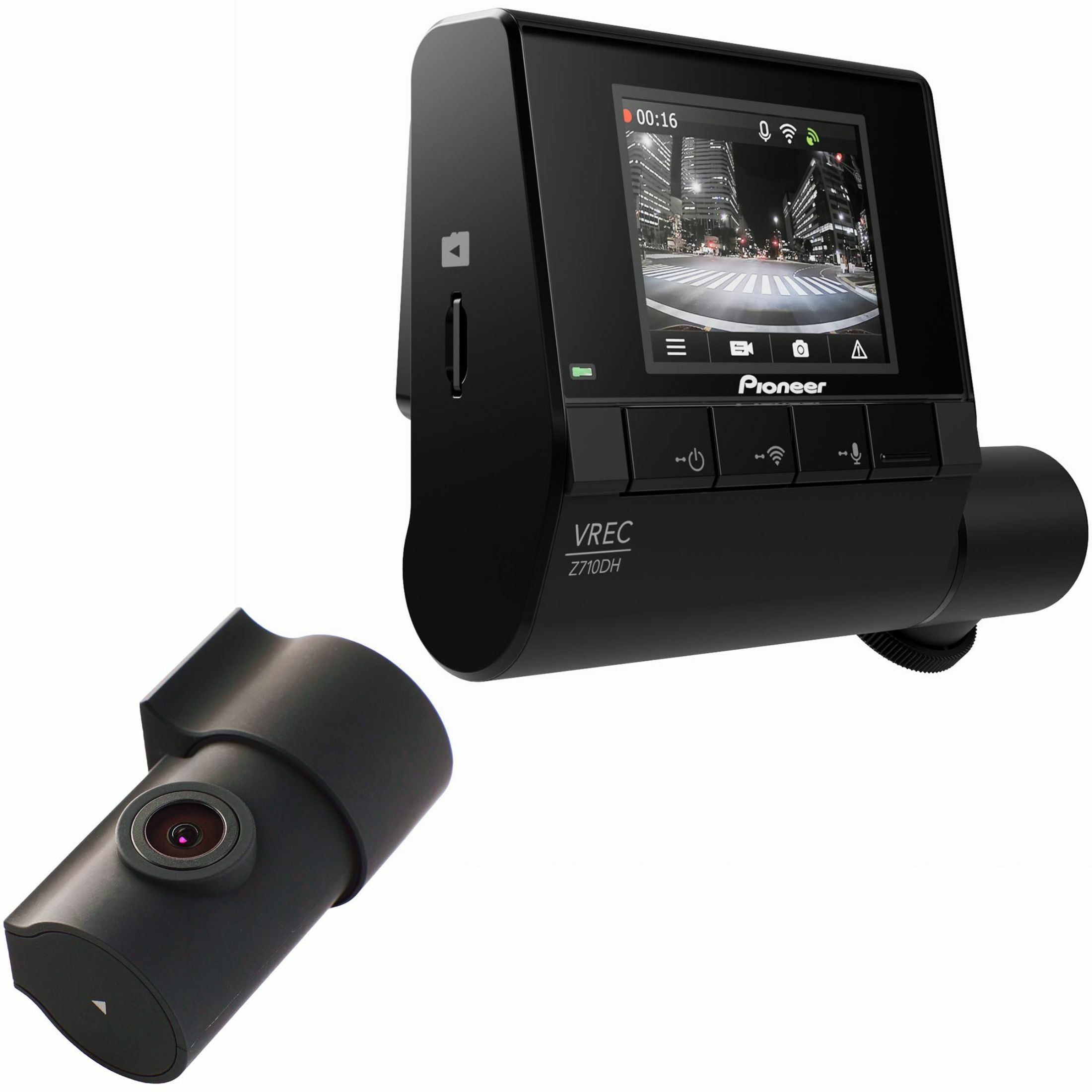 Pioneer Car Cam Video: 2-Channel Dual Recording HD Dash Camera System ...