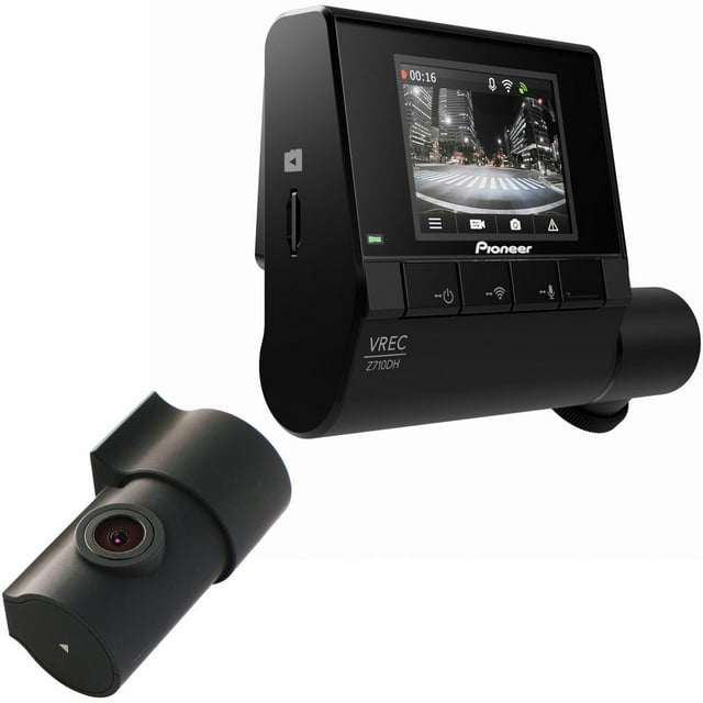 Pioneer 2-Channel Dual Recording HD Dash Camera System - Black ...